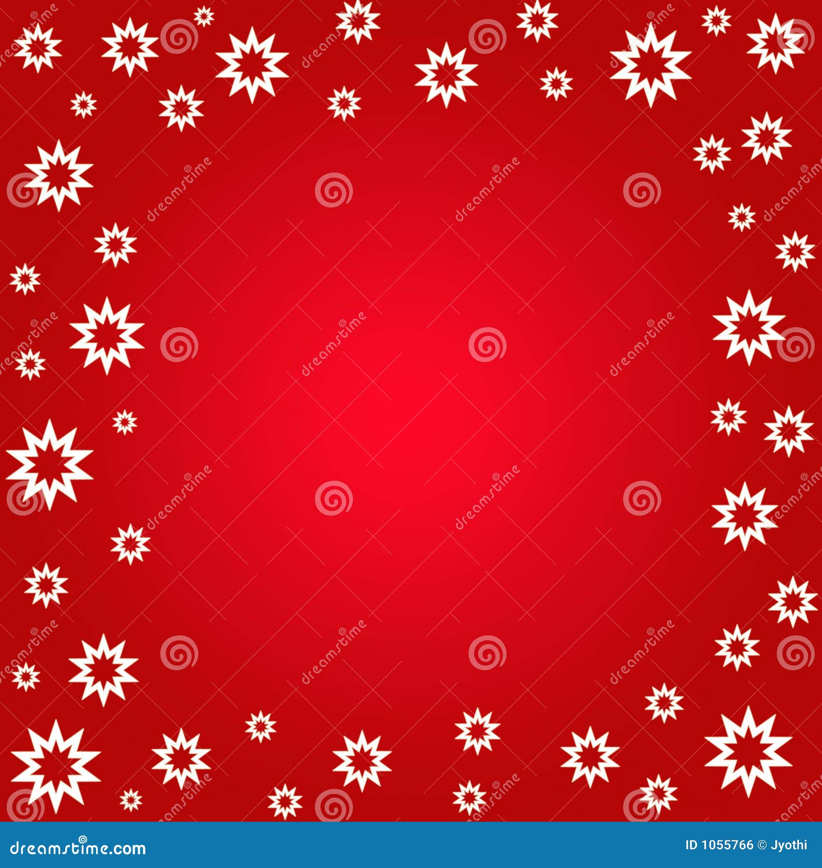 Star flowers border stock illustration. Illustration of invitation ...