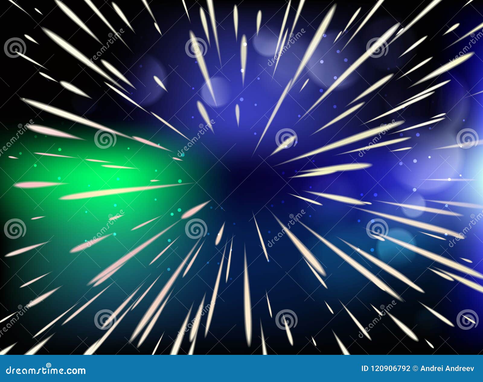 Star. Flying through the Stars at the Speed of Light Stock Vector ...