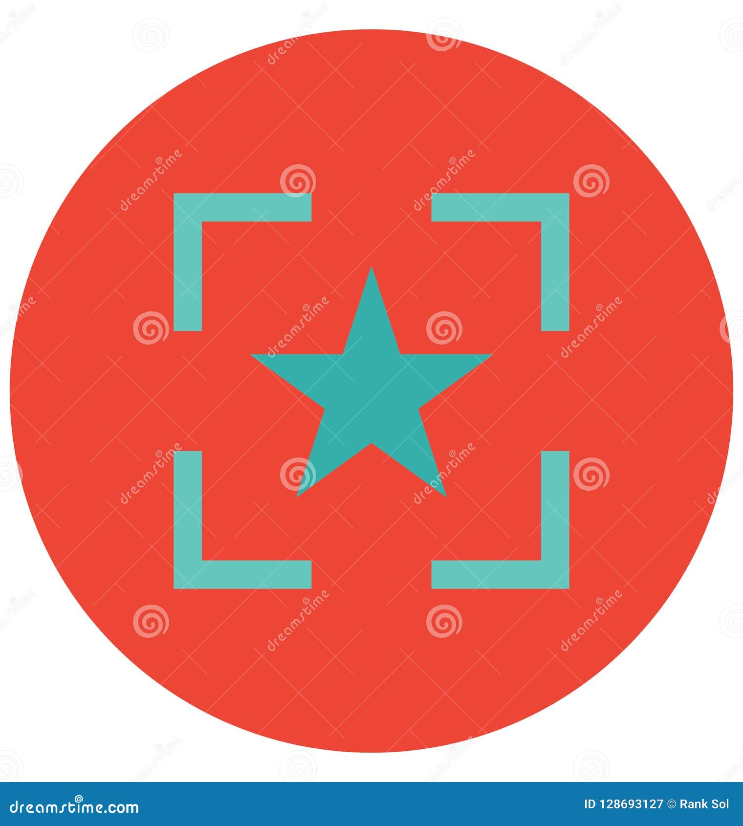 Star Focus Isolated Vector Icon that Can Be Easily Edit or Modified ...