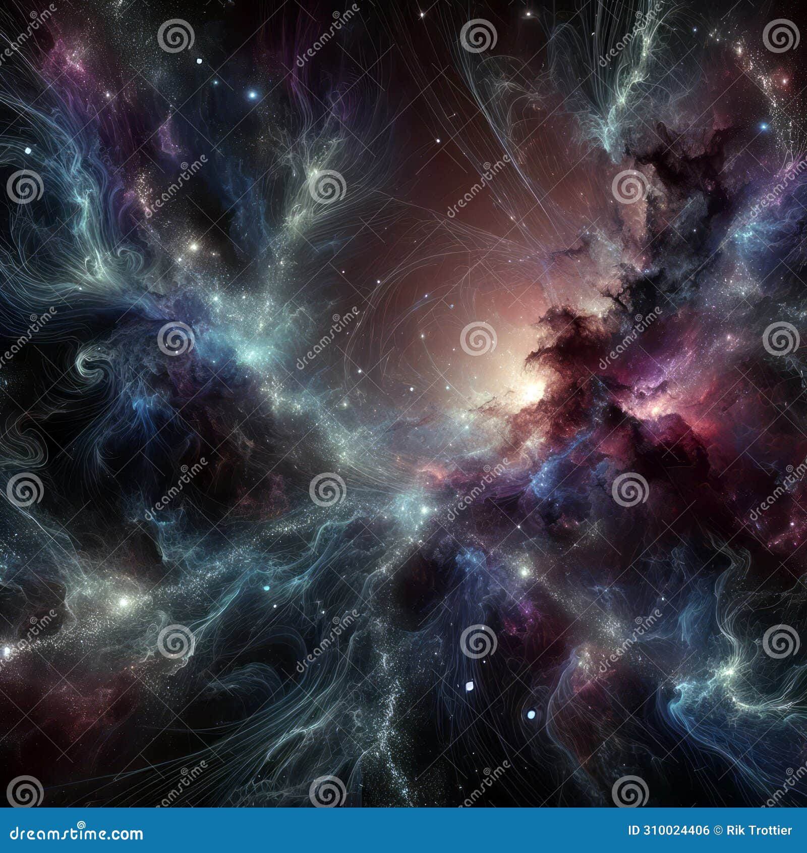 Star Formation Area of Space Stock Illustration - Illustration of ...