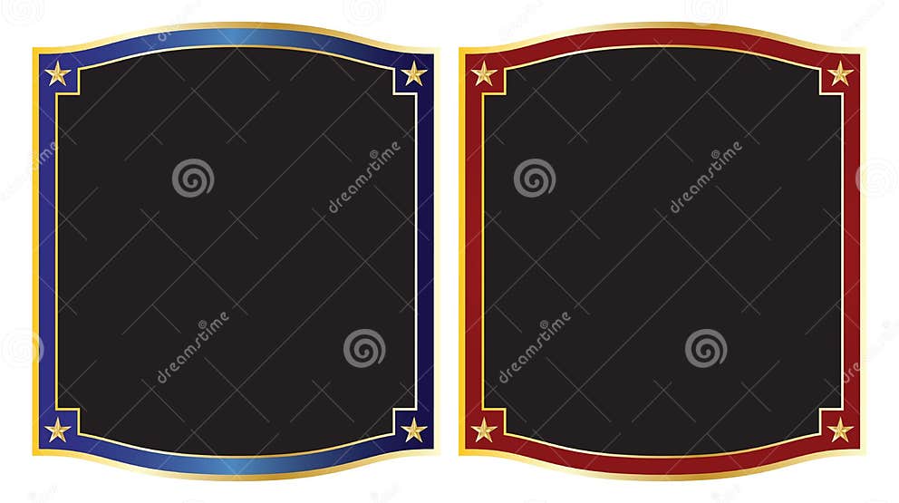 Star frames stock illustration. Illustration of theme - 7843273