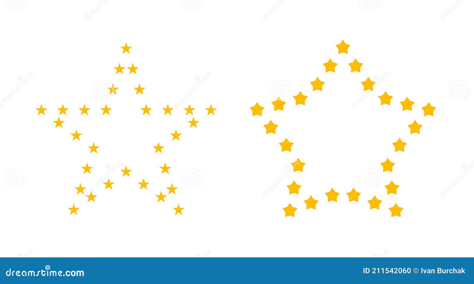 Star Frames Tree Cartoon Vector | CartoonDealer.com #22433001