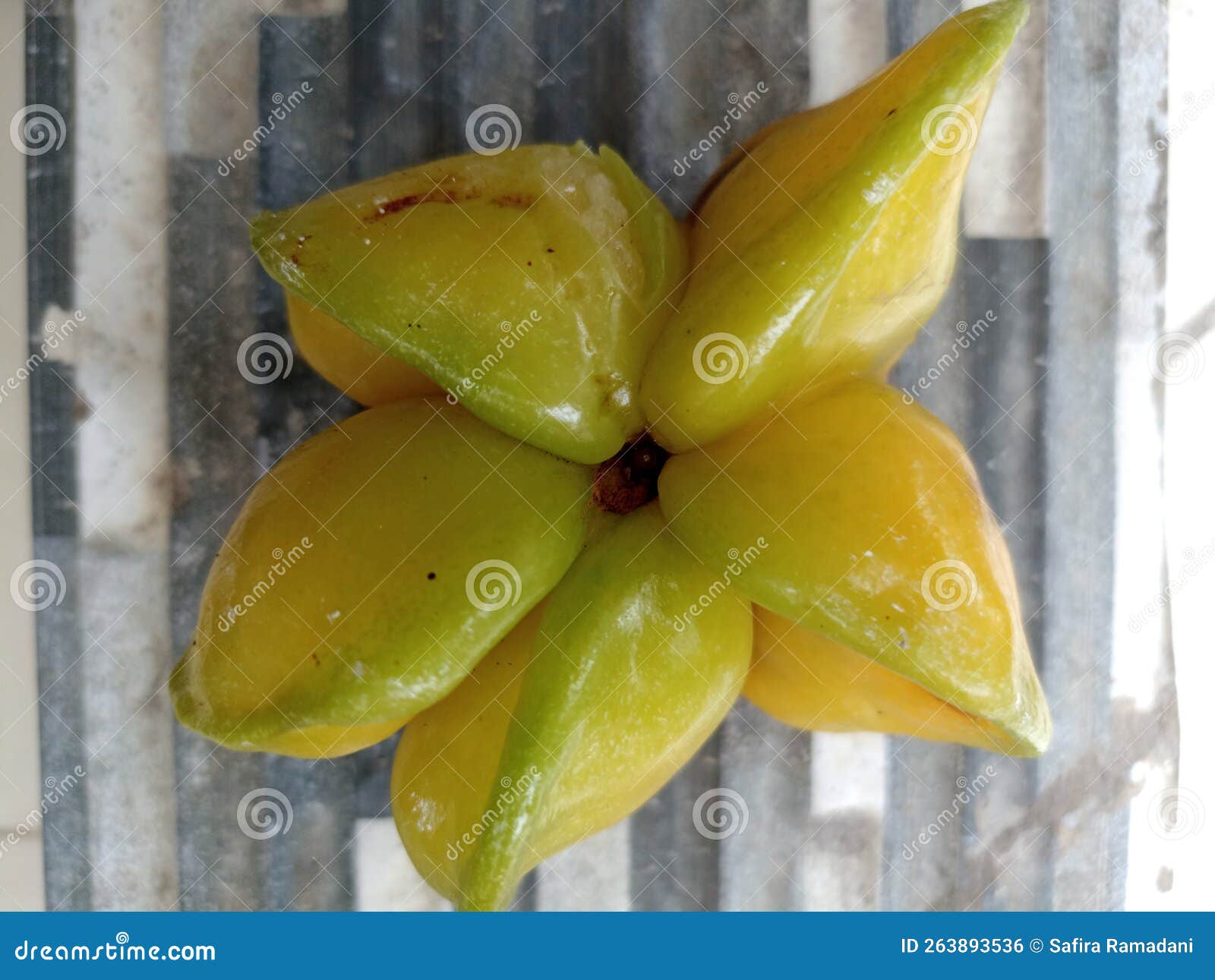 Starfruit Has a Unique Shape Like a Flower Stock Photo - Image of look ...