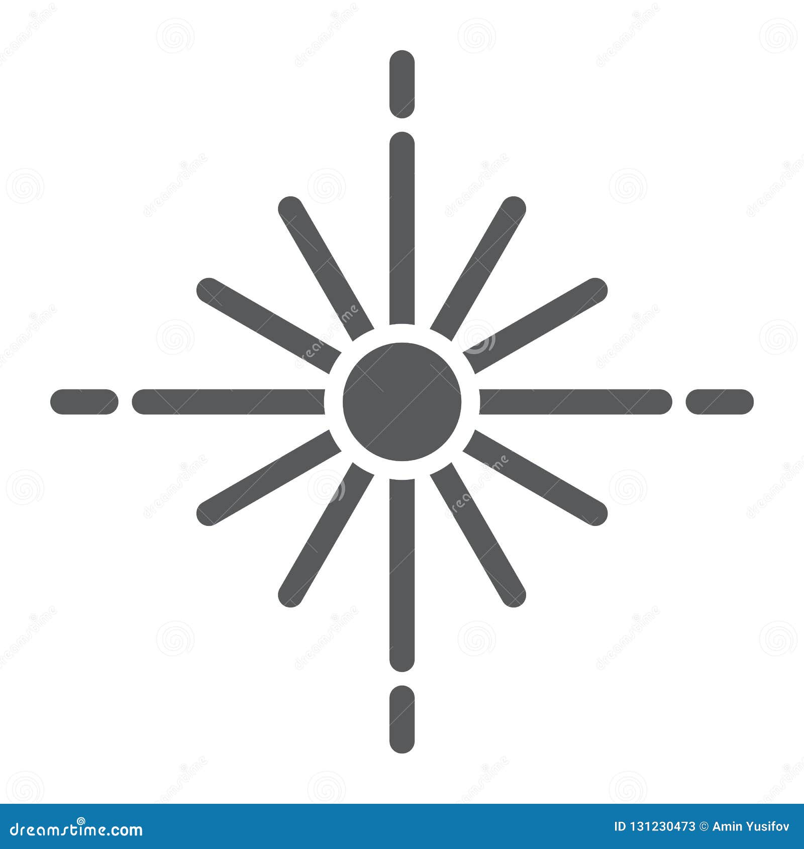 Star Glyph Icon, Space and Galaxy, Glitter Star Sign, Vector Graphics ...