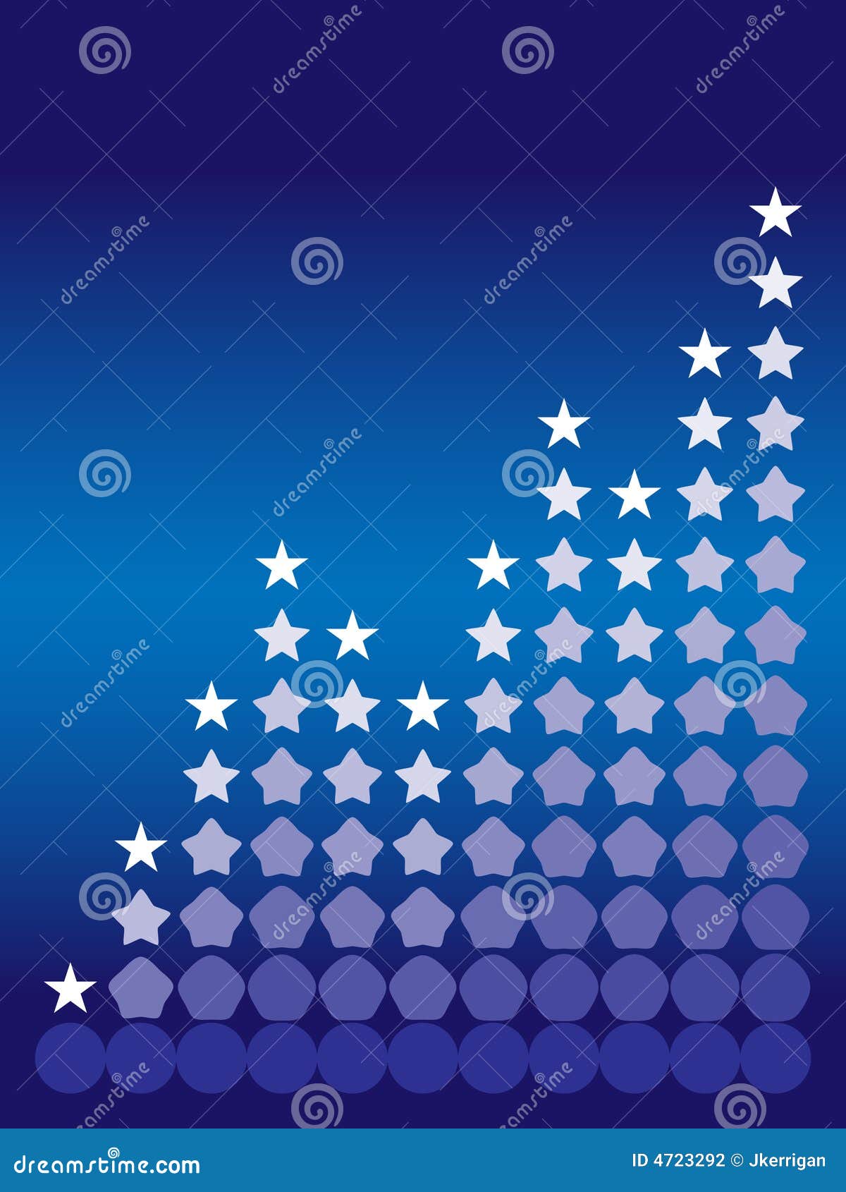 Star Graph stock vector. Illustration of graphic, white - 4723292