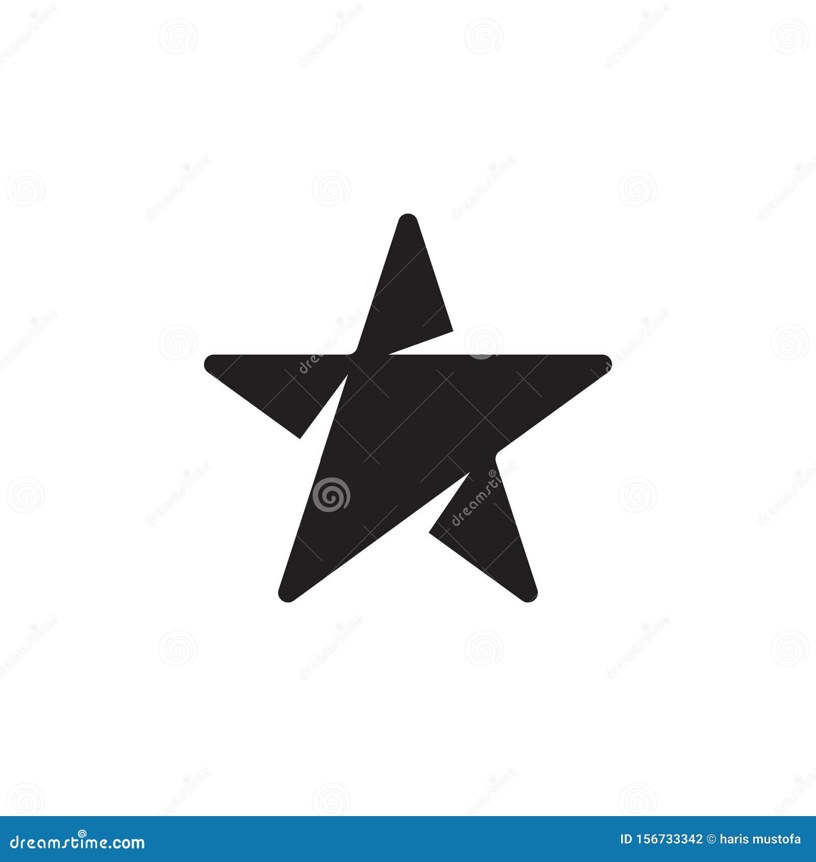 Star Graphic Design Template Vector Isolated Illustration Stock Vector ...