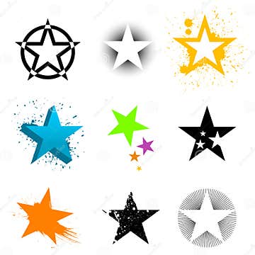 Star graphics stock vector. Illustration of star, silhouette - 8315405