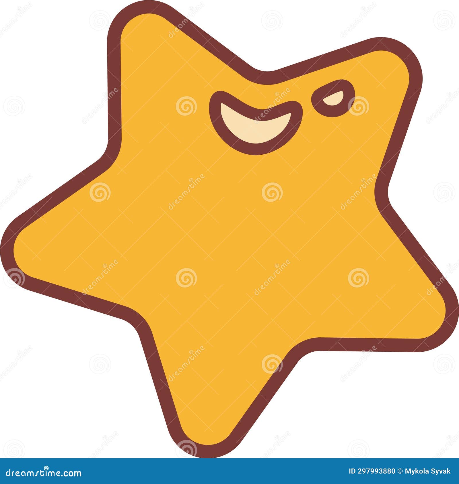 Star Groovy Icon stock vector. Illustration of shape - 297993880