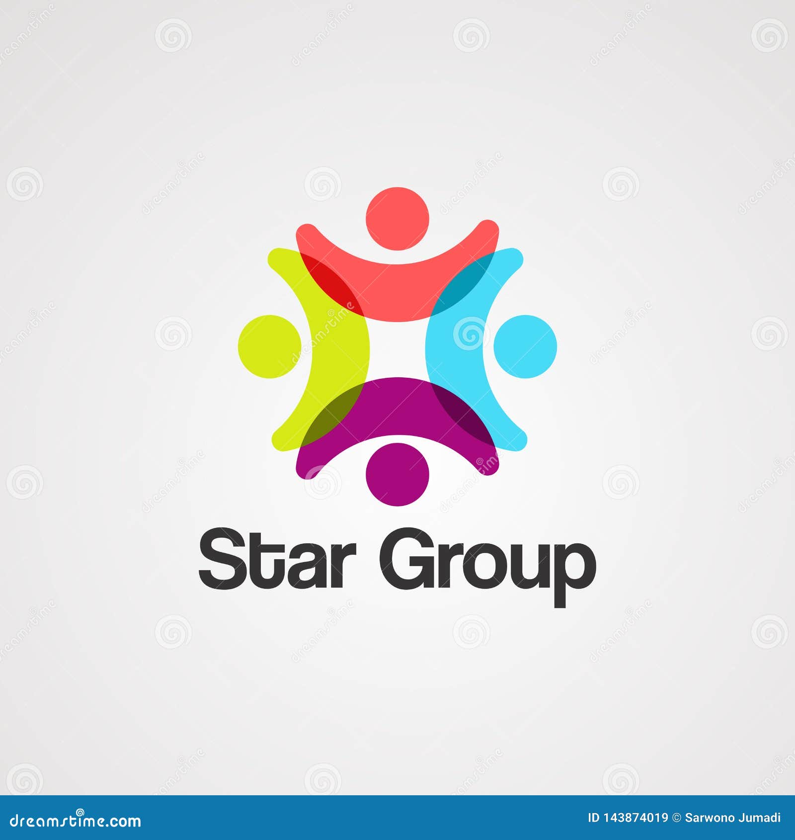 Star Group Logo Vector, Icon,element, and Template Stock Vector ...