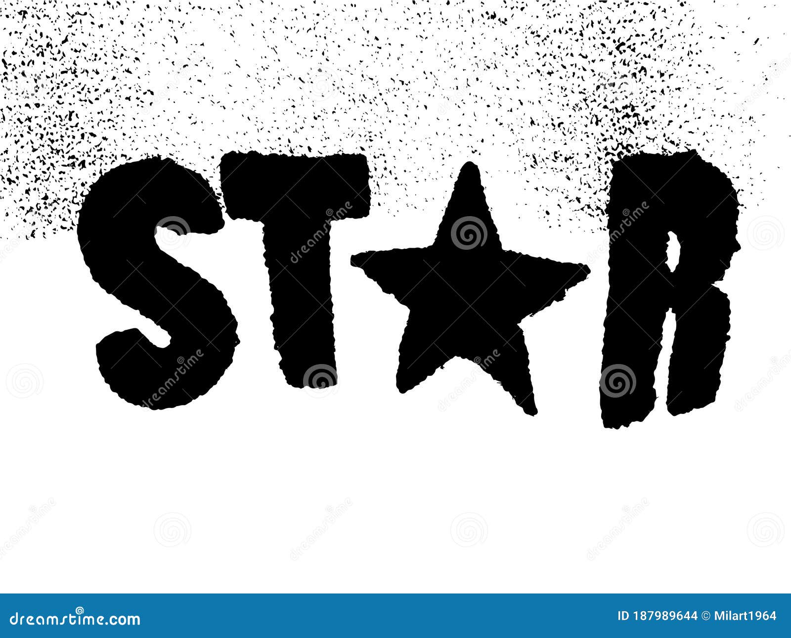 Star. Lettering. Calligraphy - Vector Stock Vector - Illustration of ...