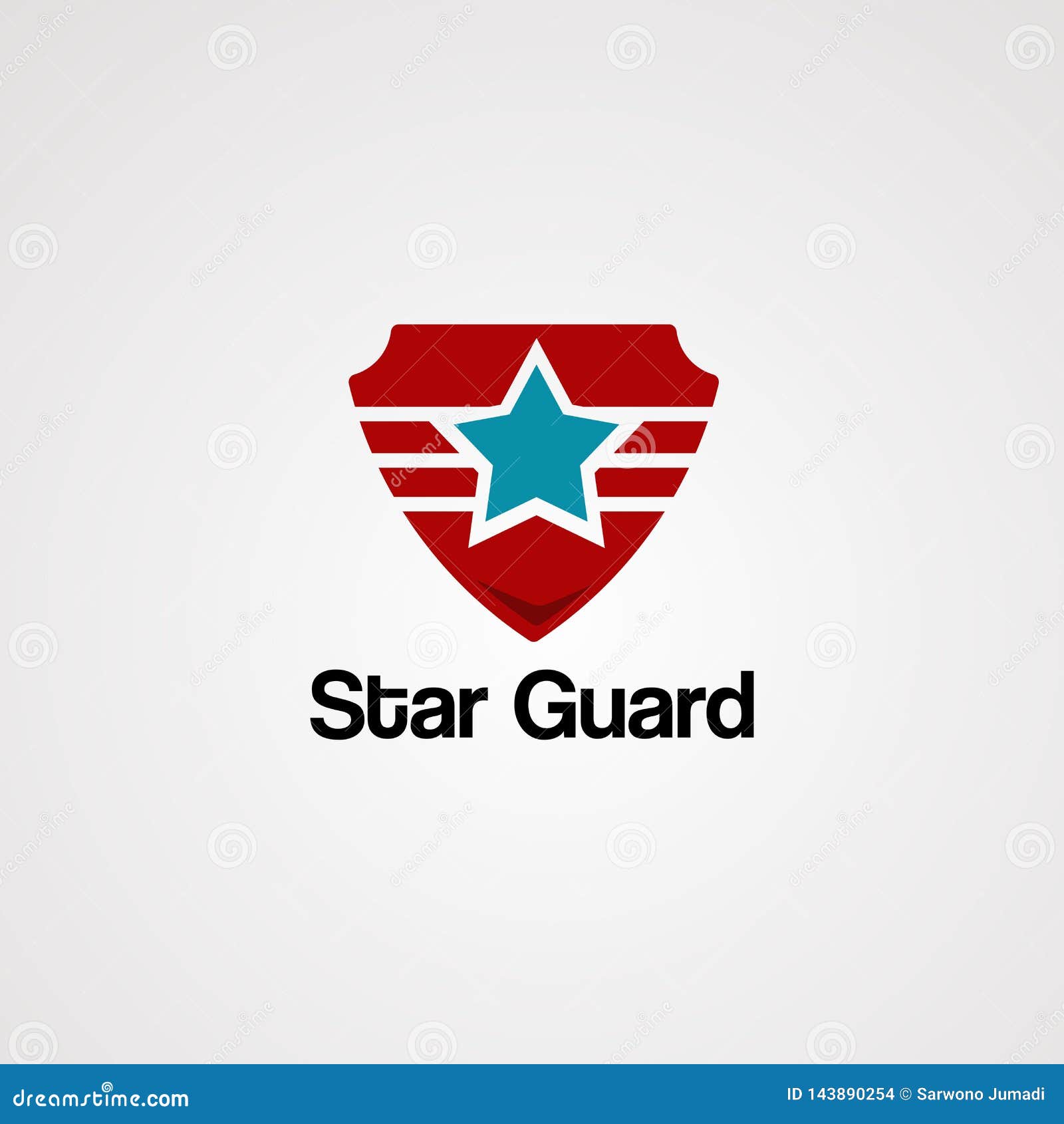 Star Guard Logo Vector, Icon, Element, and Template Stock Vector ...