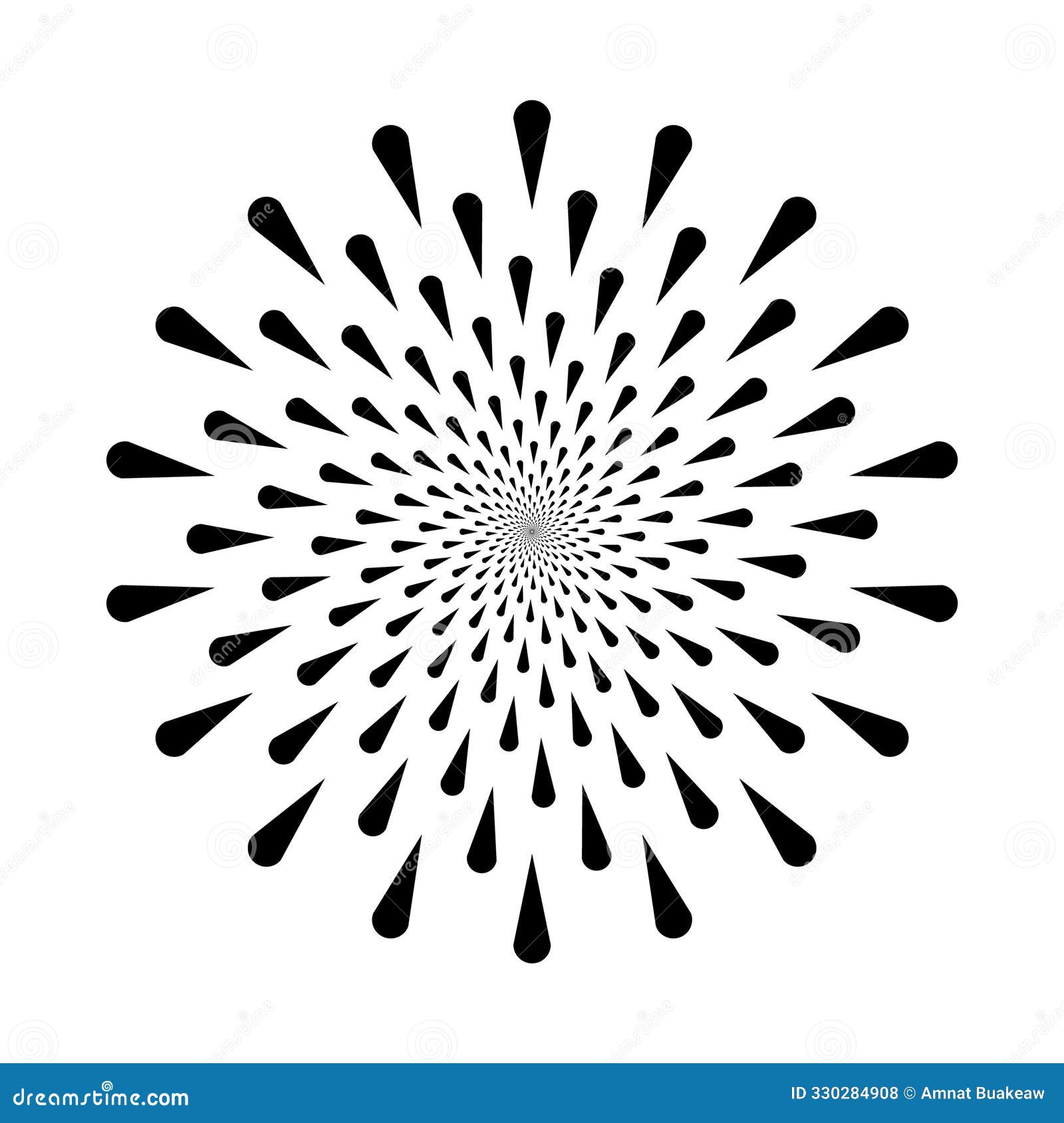 Halftone, Star Halftone Radial, Graphic Explosion in Circle Form ...