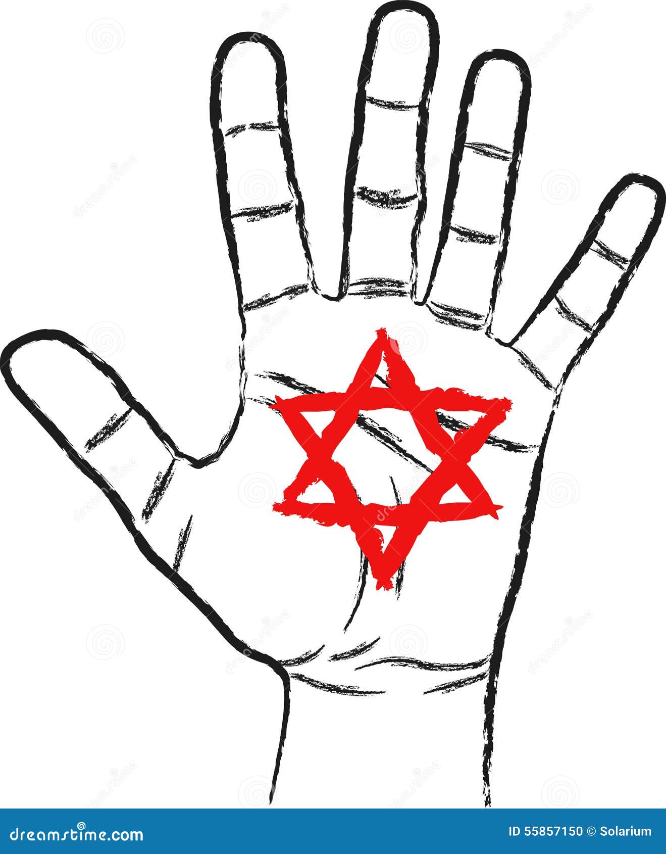 Star stock vector. Illustration of shield, pattern, david - 55857150