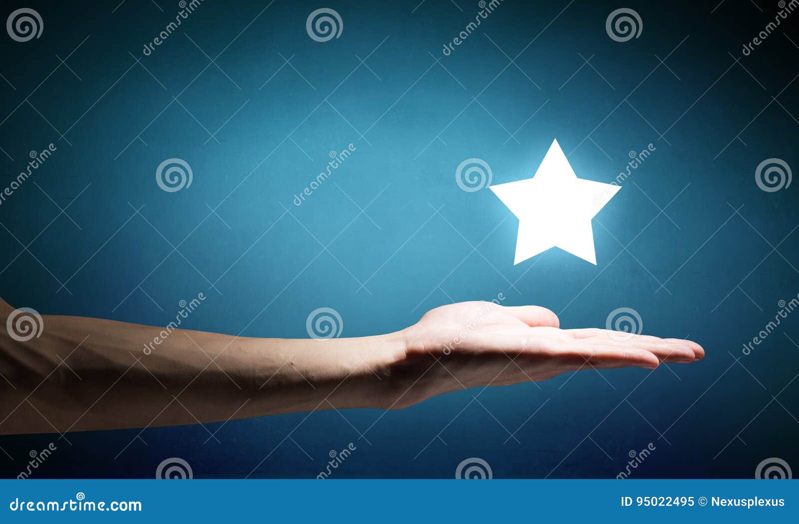 Star in hand stock image. Image of ornate, decoration - 95022495