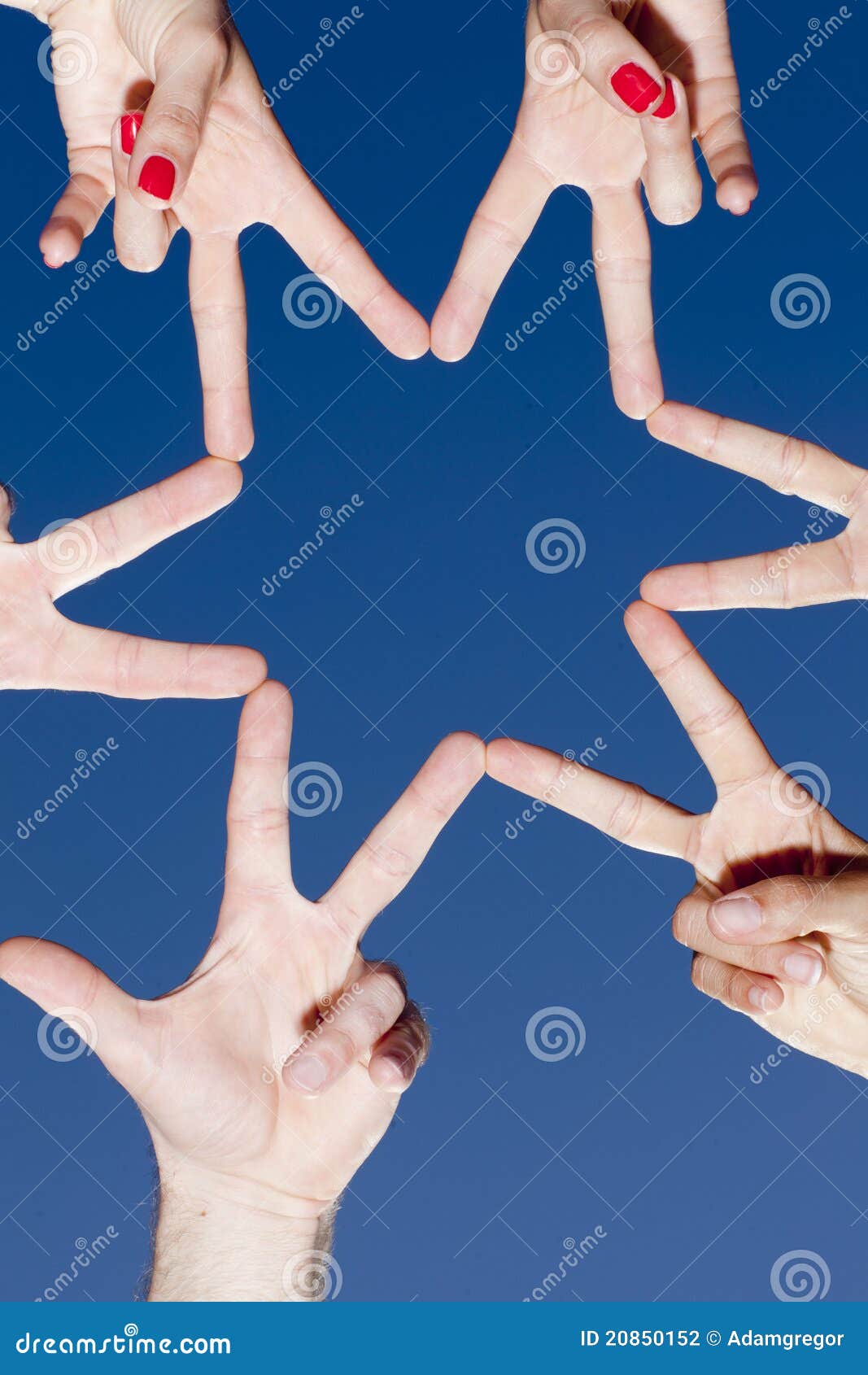 Star from hands stock photo. Image of network, solidarity - 20850152