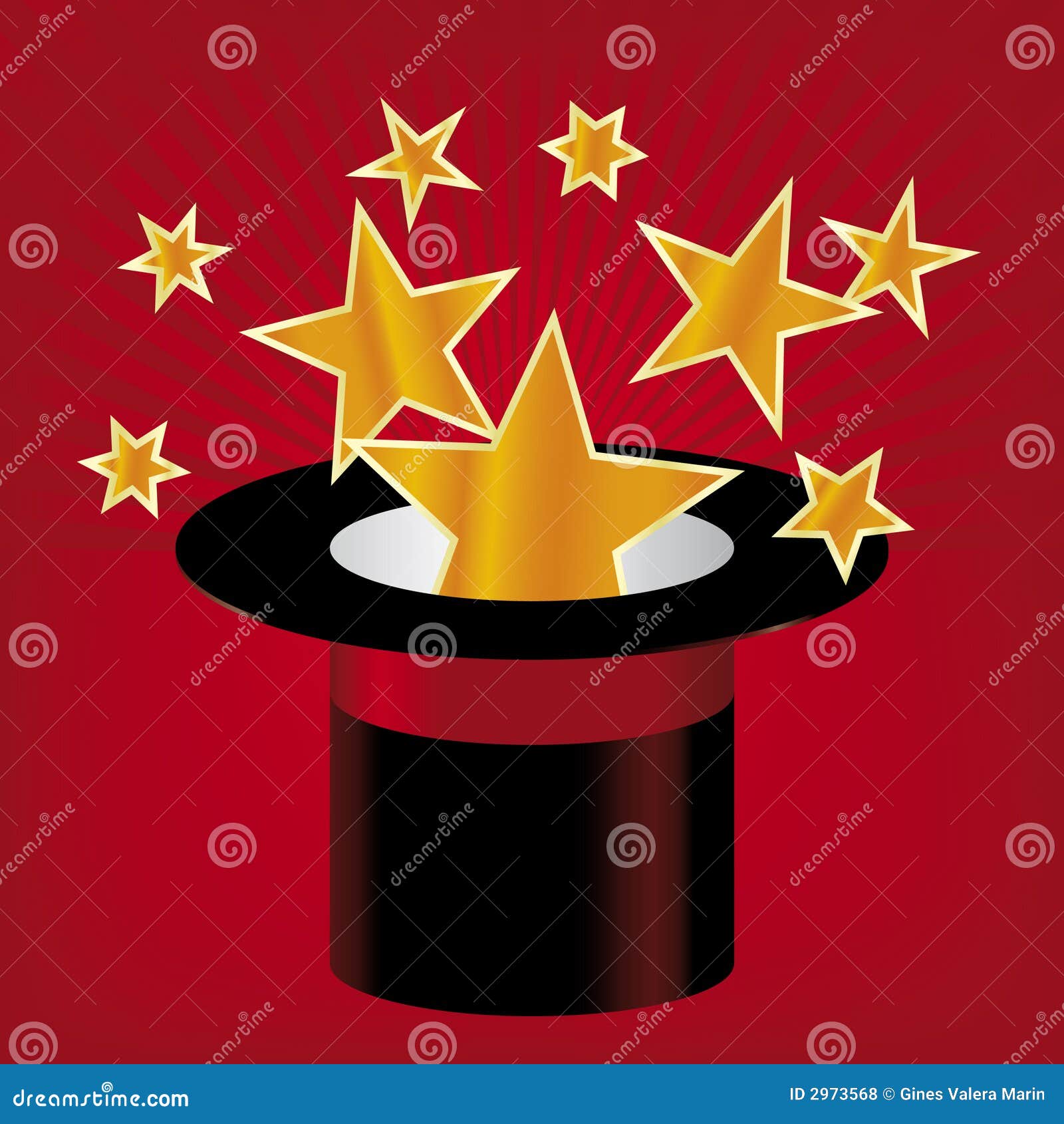 Star hat (vector) stock vector. Illustration of imagination - 2973568