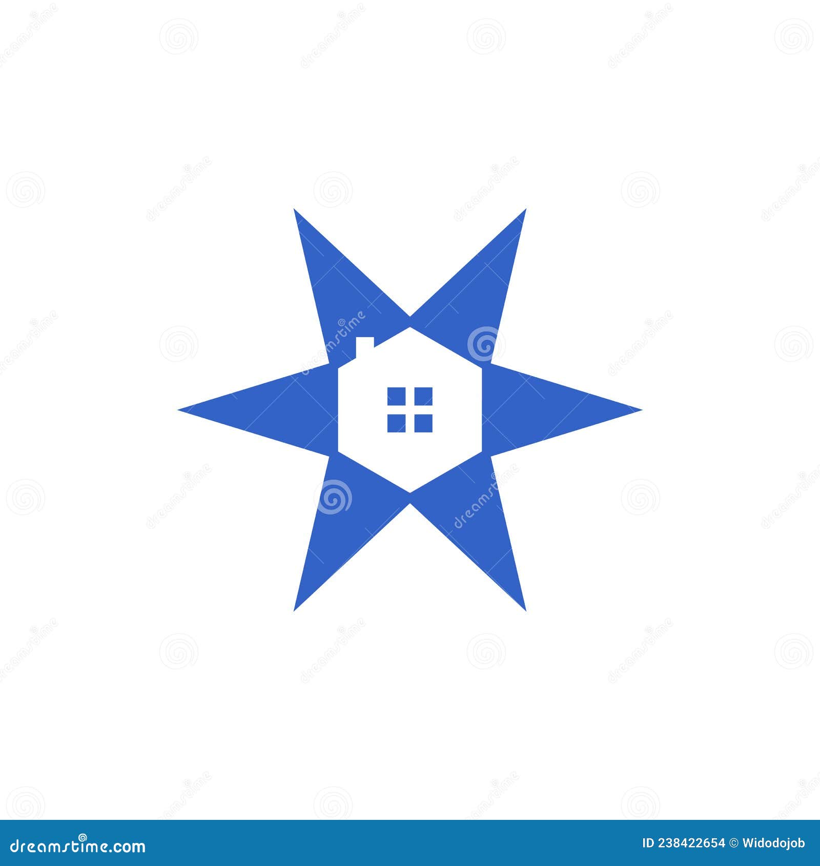Star Home Logo Design Concept. Stock Vector - Illustration of building ...