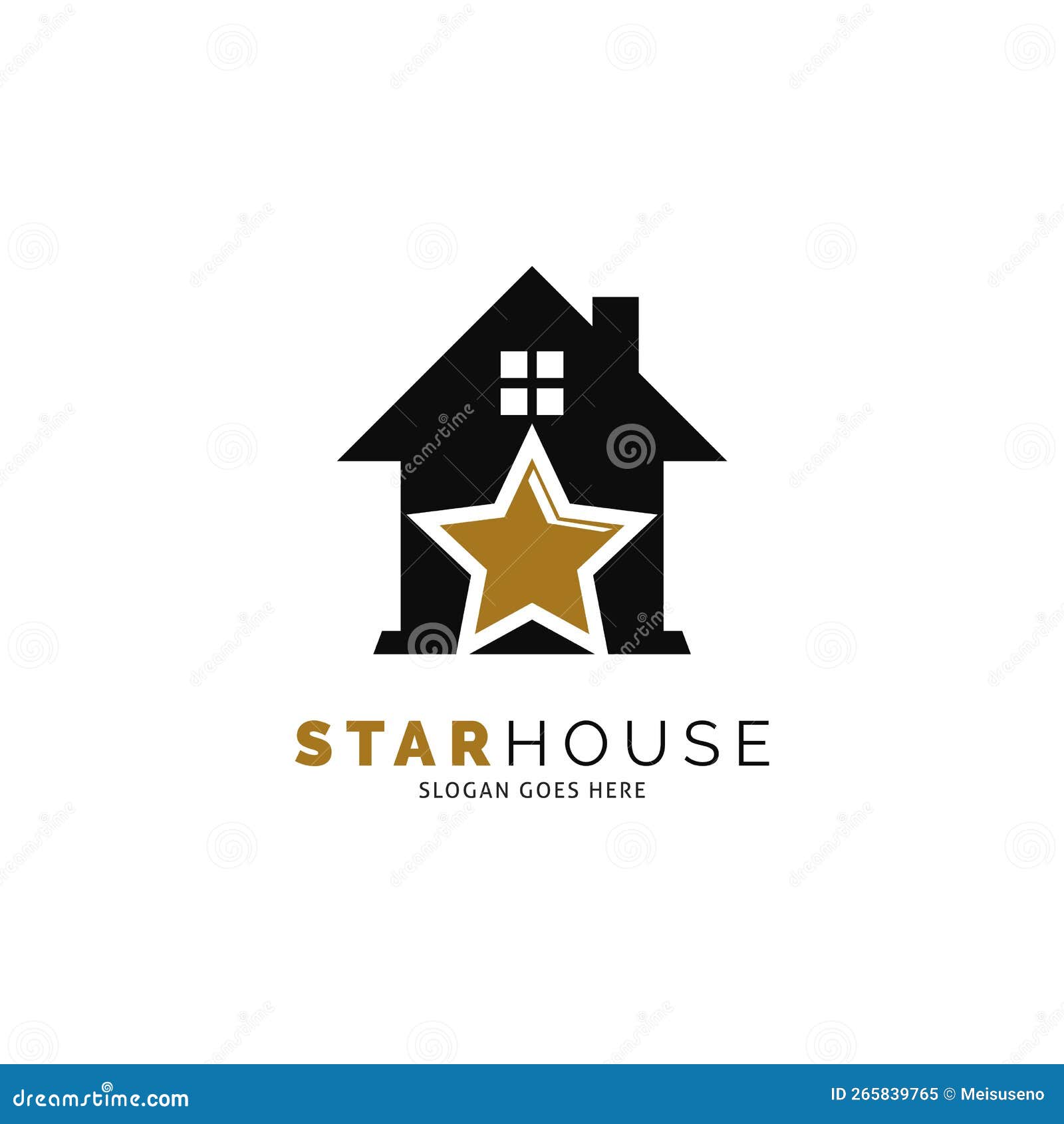 Star House Icon Vector Logo Template Illustration Design Stock Vector ...