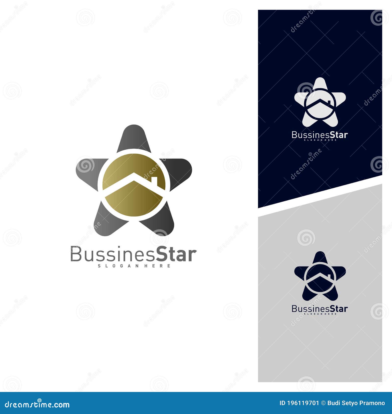 Star House Logo Template Design Vector, Concept, Creative Symbol, Icon ...