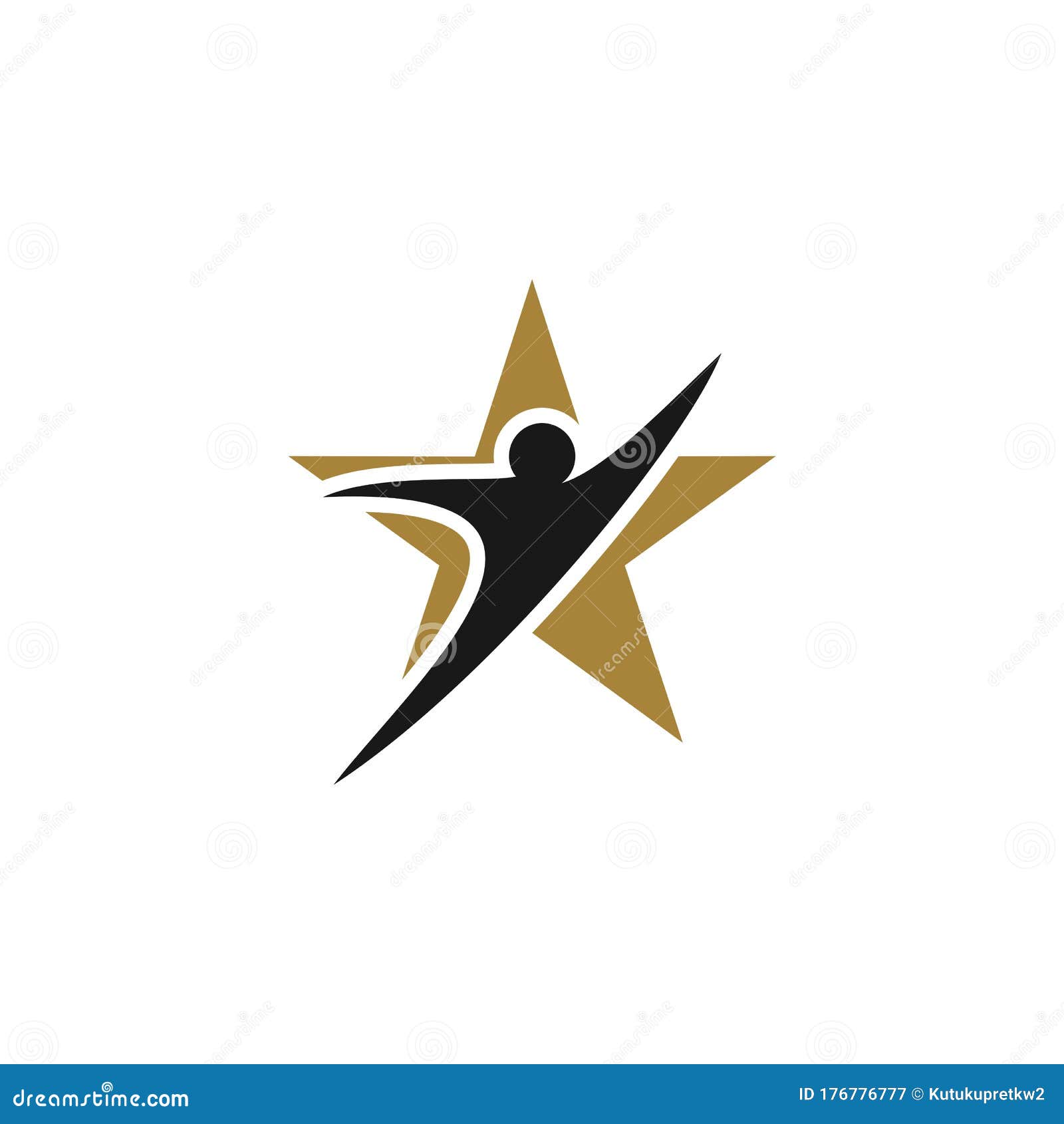 Star Human Shape Logo Template Illustration Design. Vector EPS 10 Stock ...