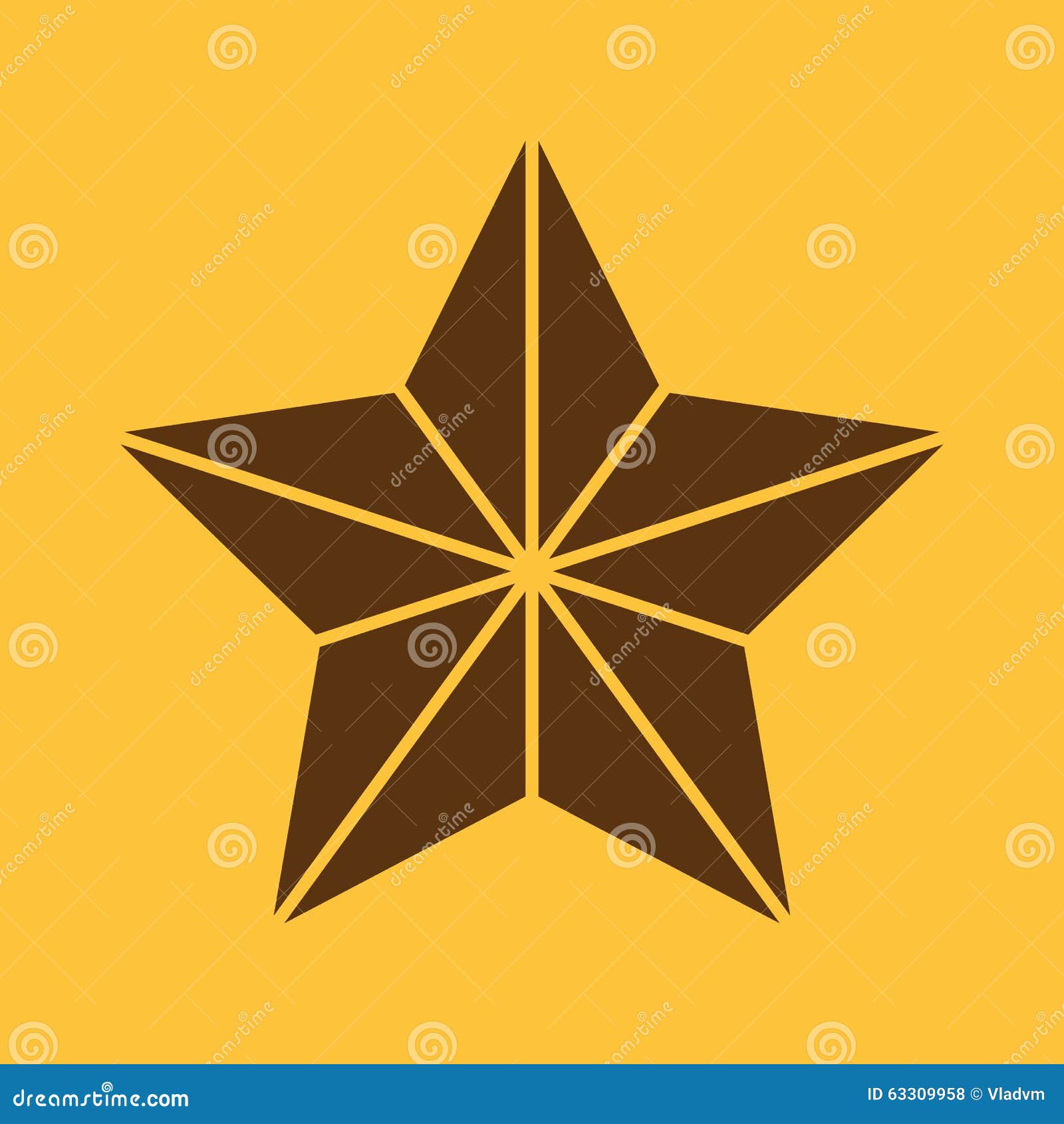 The Star Icon. Best and Favorite, Quality Symbol Stock Illustration ...