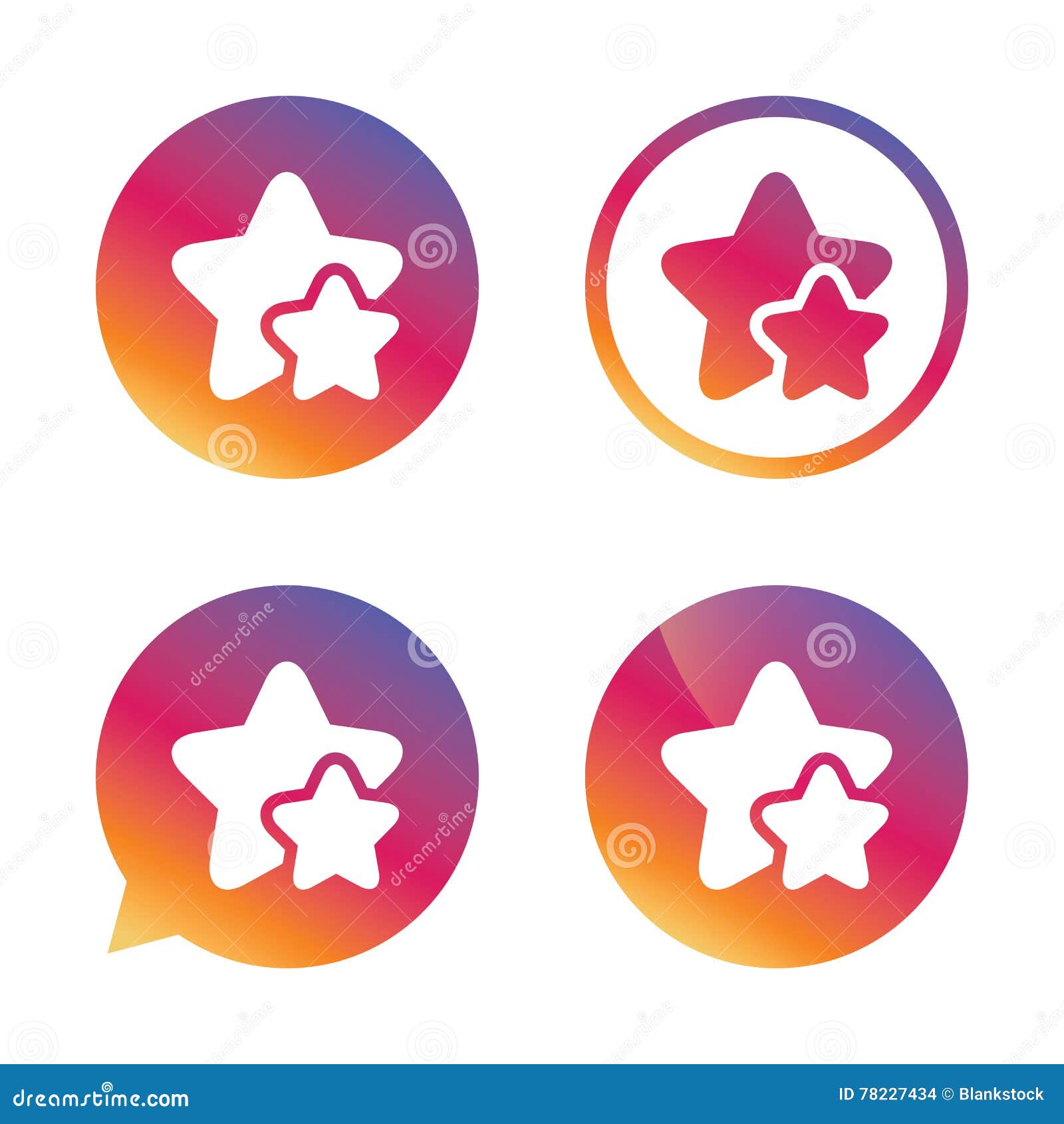 Star icon. Favorite sign stock illustration. Illustration of concept ...
