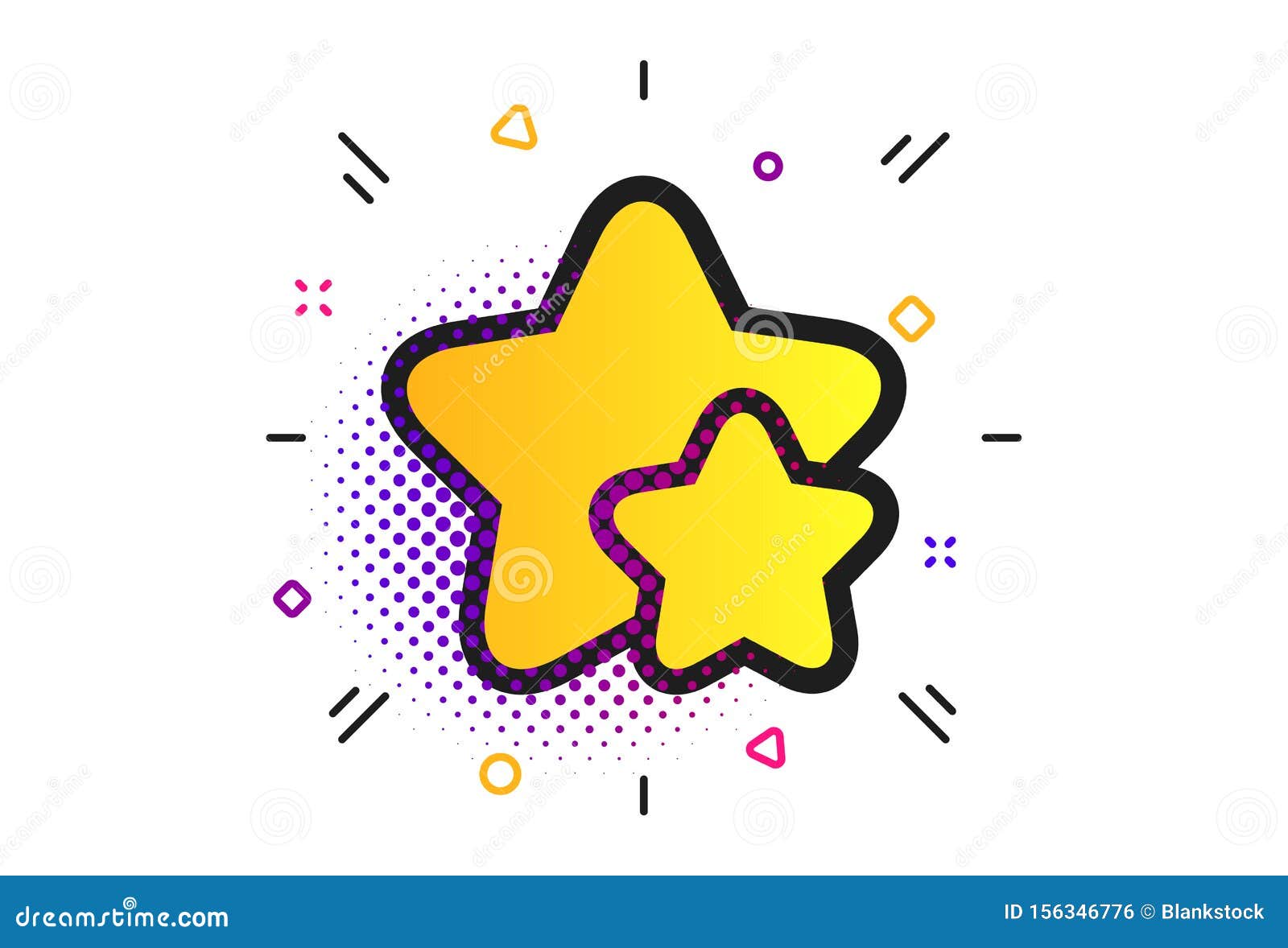 Star Icon. Favorite Sign. Vector Stock Vector - Illustration of ...