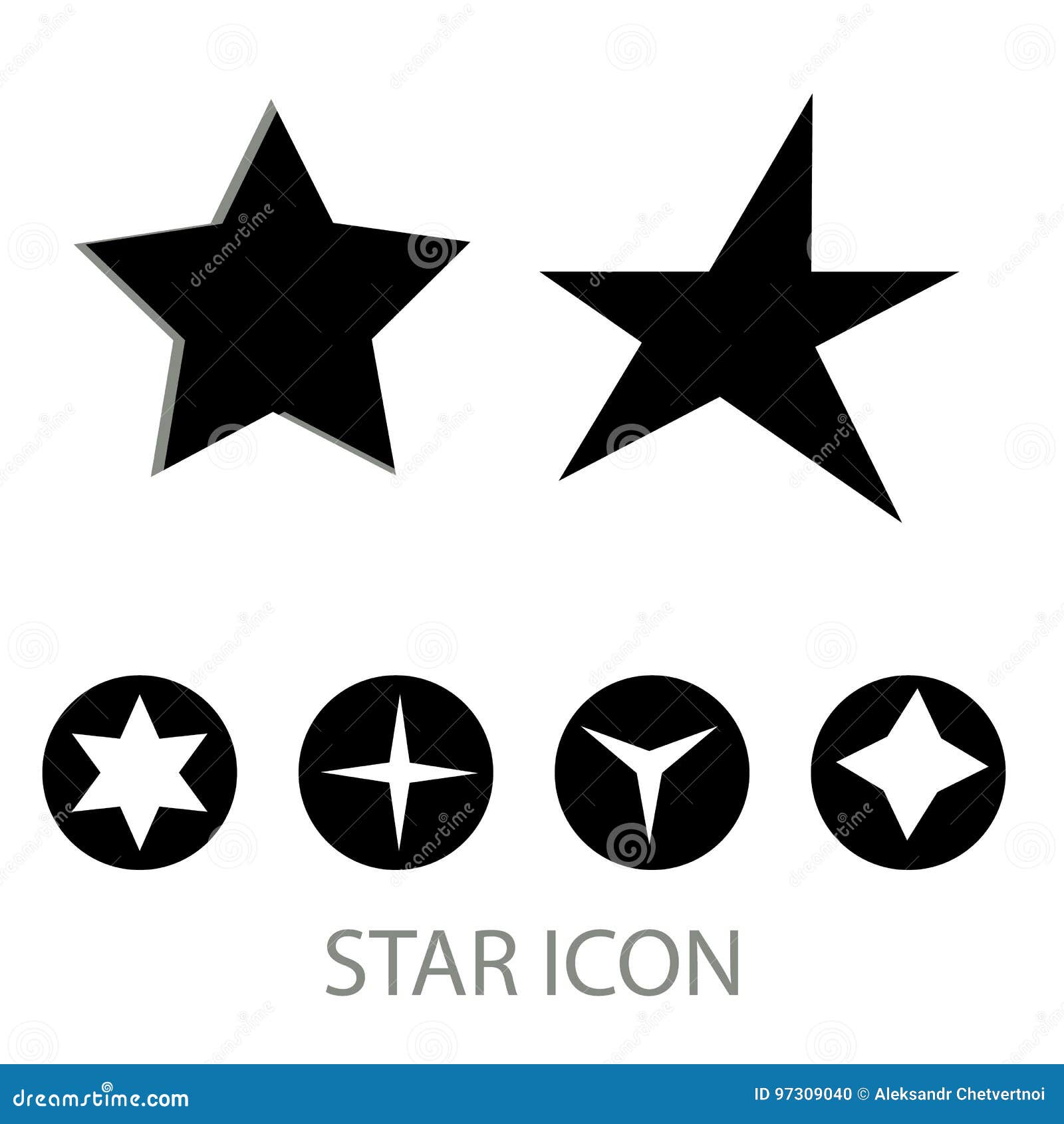 Star Icon. Illustration Icon Star Pictogram Stock Illustration ...