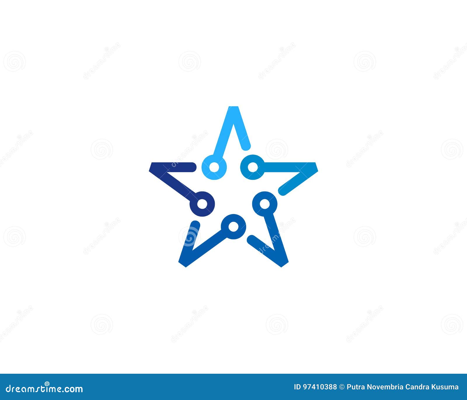 Star Icon Logo Design Element Stock Vector - Illustration of bright ...