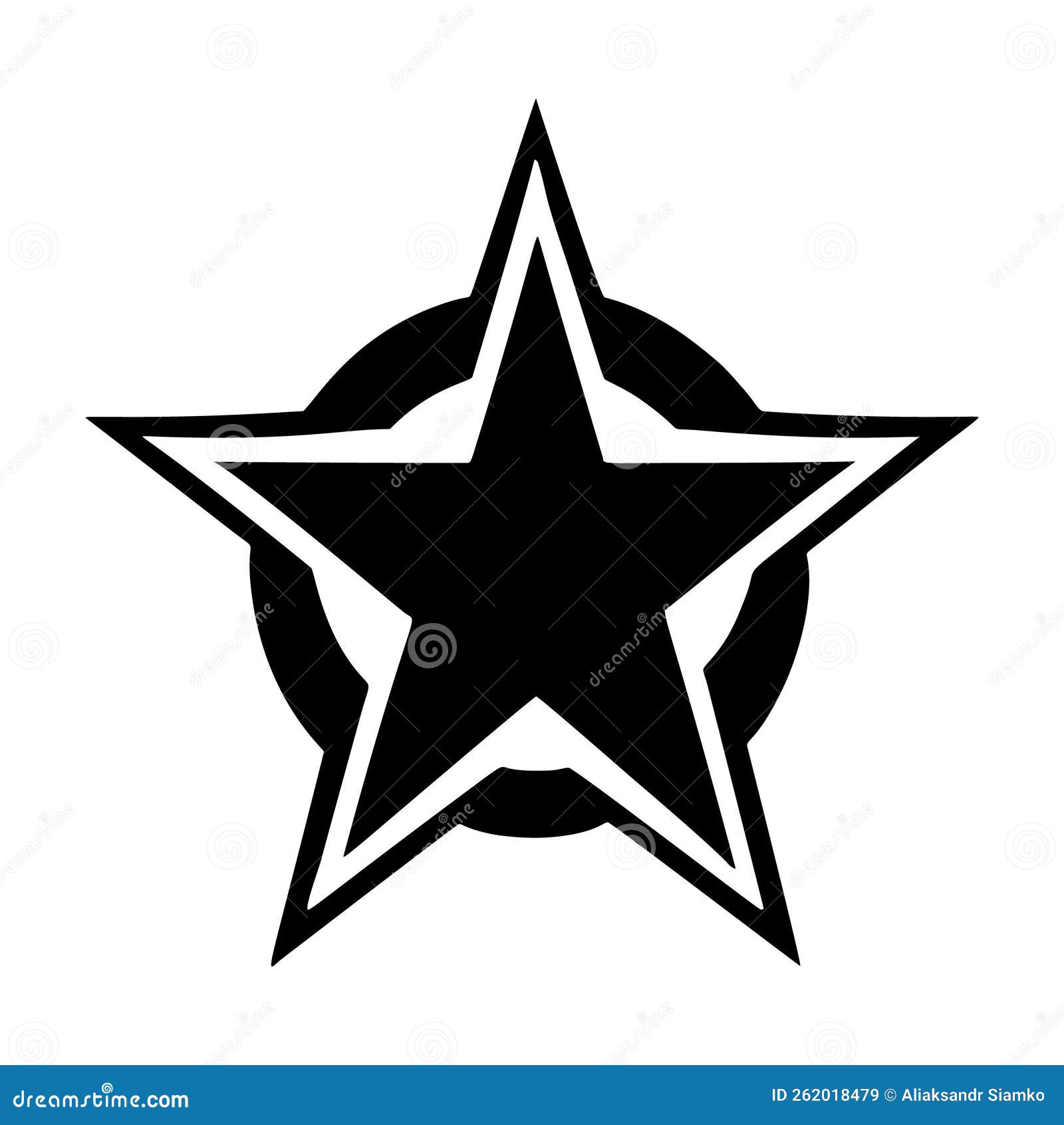Star Icon Logo, Vector Illustration Stock Vector - Illustration of ...