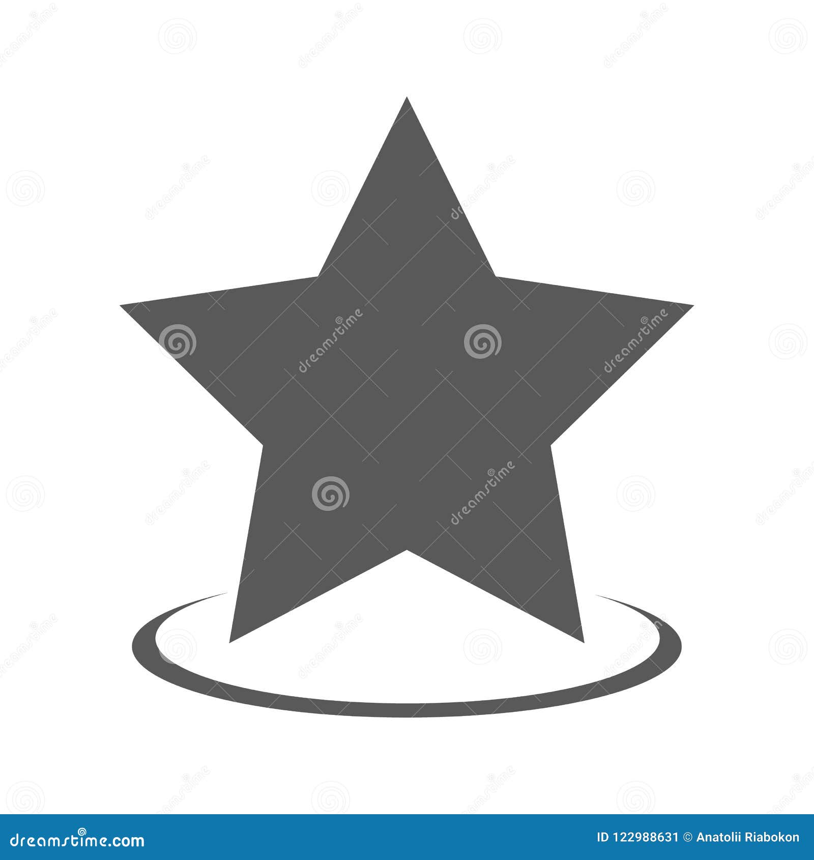 Star icon simple stock illustration. Illustration of element - 122988631