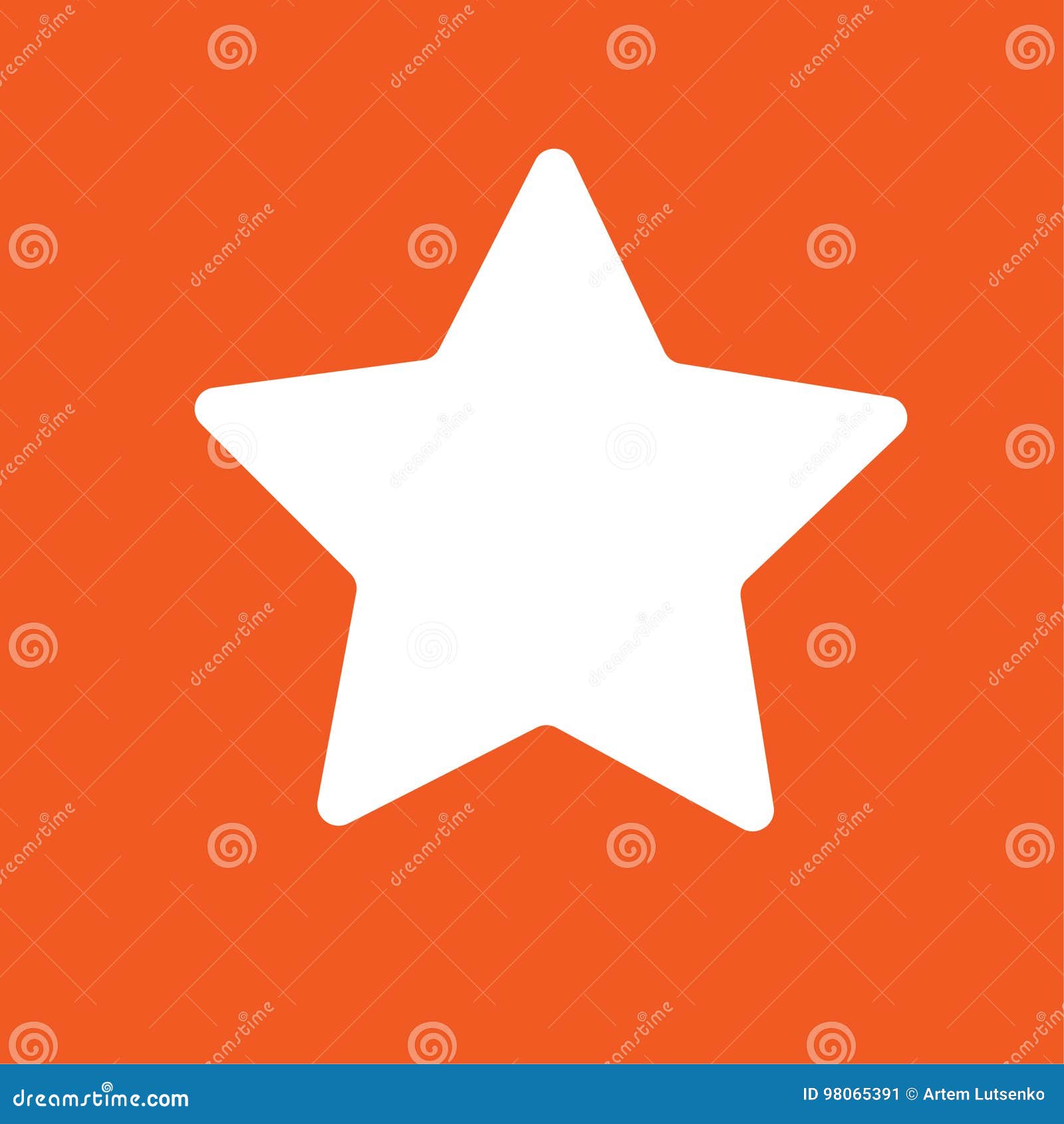 Star Icon Simple Vector Illustration Stock Vector - Illustration of ...