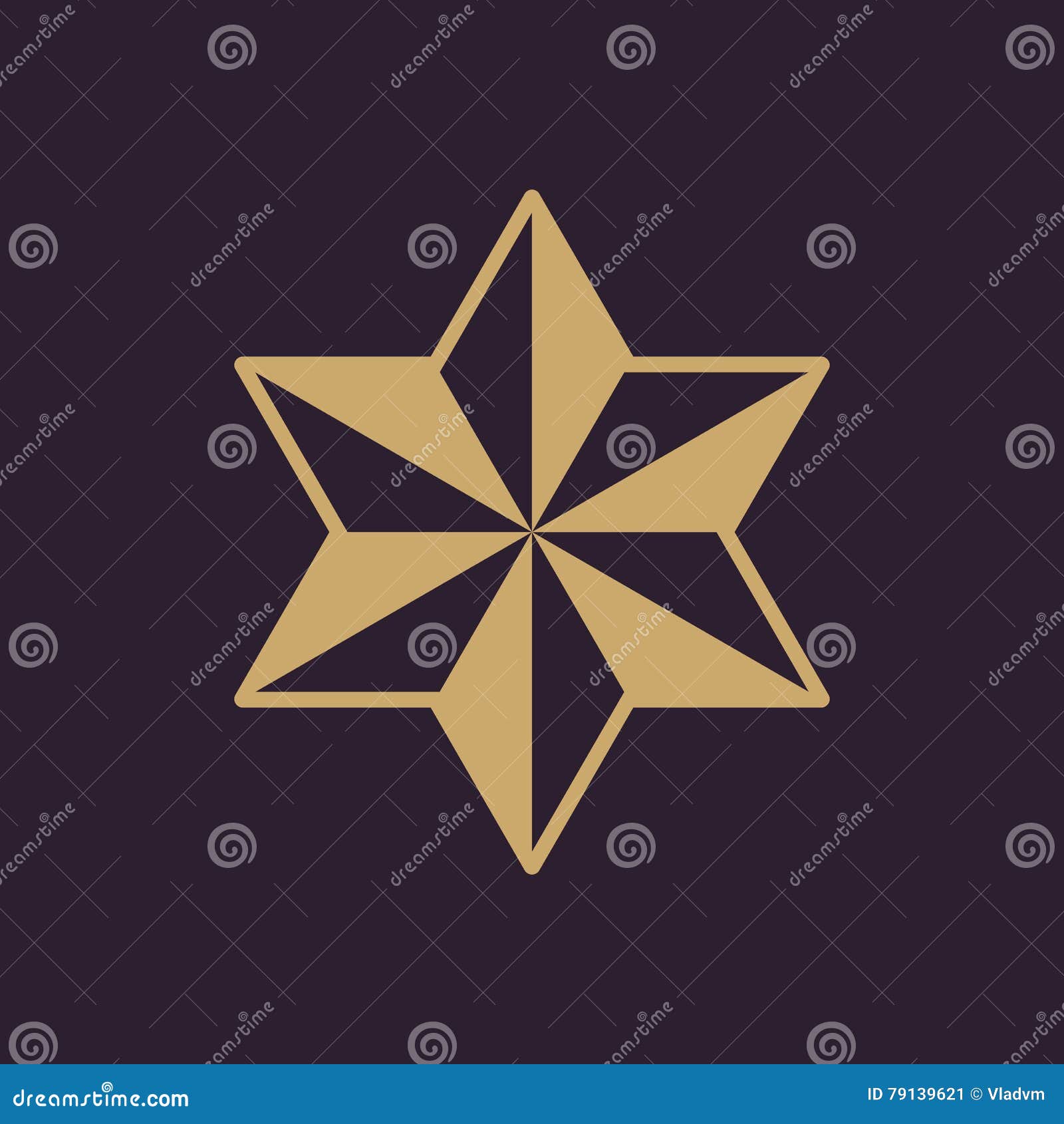 The star icon. Star symbol stock vector. Illustration of badge - 79139621