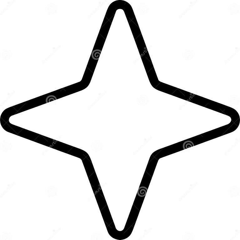 Star Icon Symbol Vector Image Illustration Stock Illustration ...