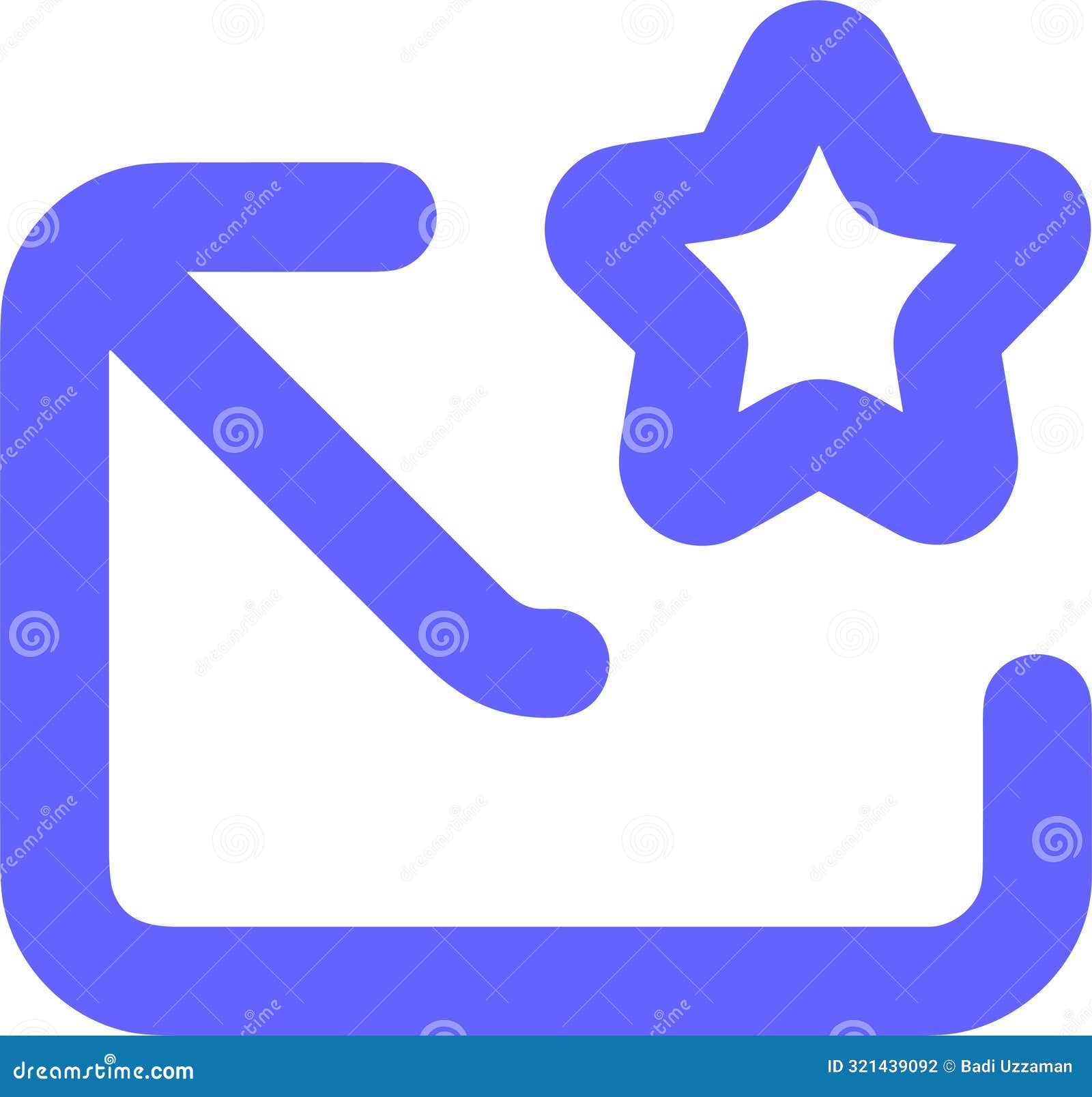 Star Icon Symbol Vector Image Illustration Stock Illustration ...