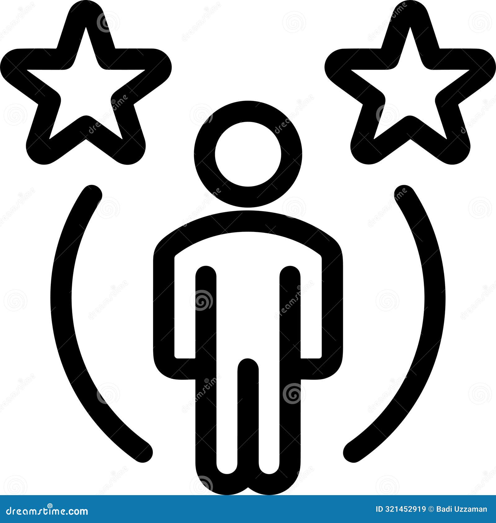 Star Icon Symbol Vector Image Illustration Stock Illustration ...