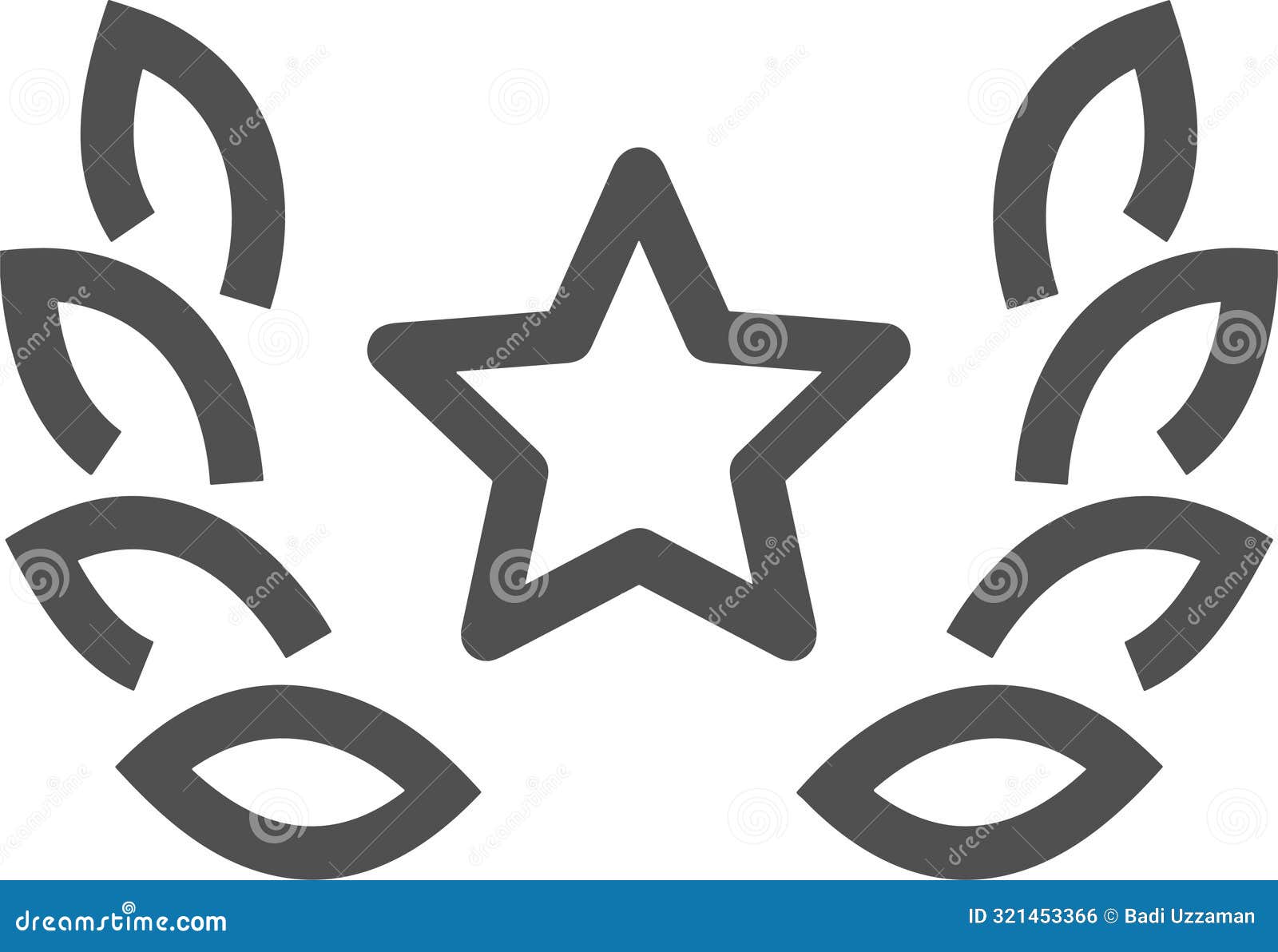 Star Icon Symbol Vector Image Illustration Stock Illustration ...