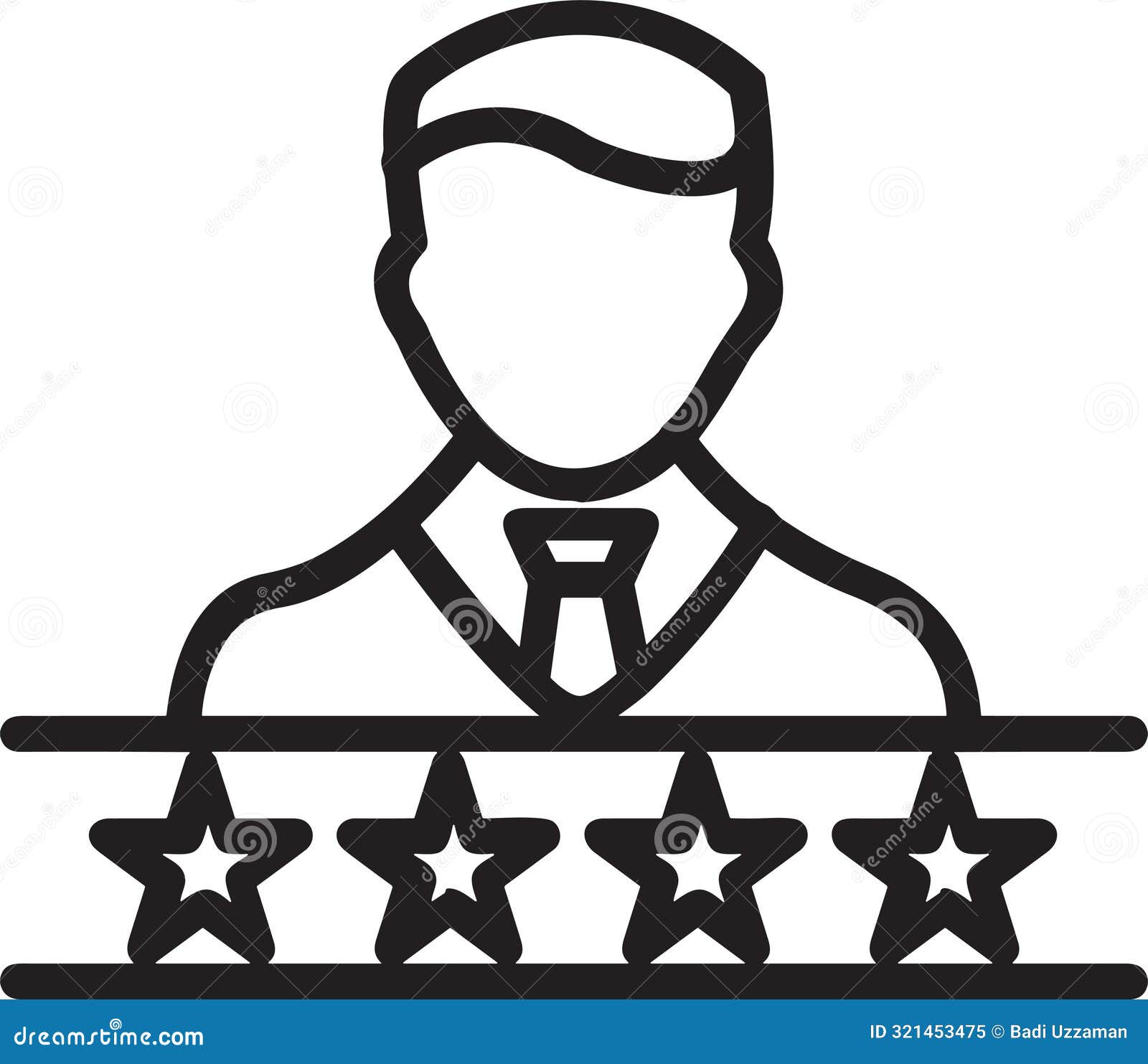 Star Icon Symbol Vector Image Illustration Stock Illustration ...