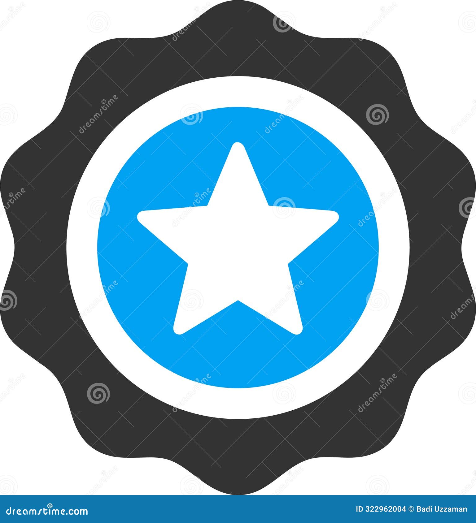 Star Icon Symbol Vector Image Stock Vector - Illustration of point ...