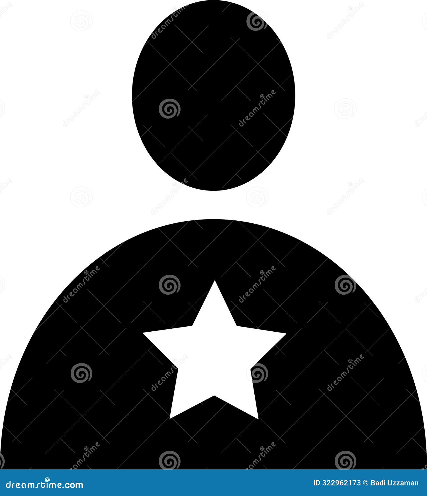 Star Icon Symbol Vector Image Stock Vector - Illustration of black ...