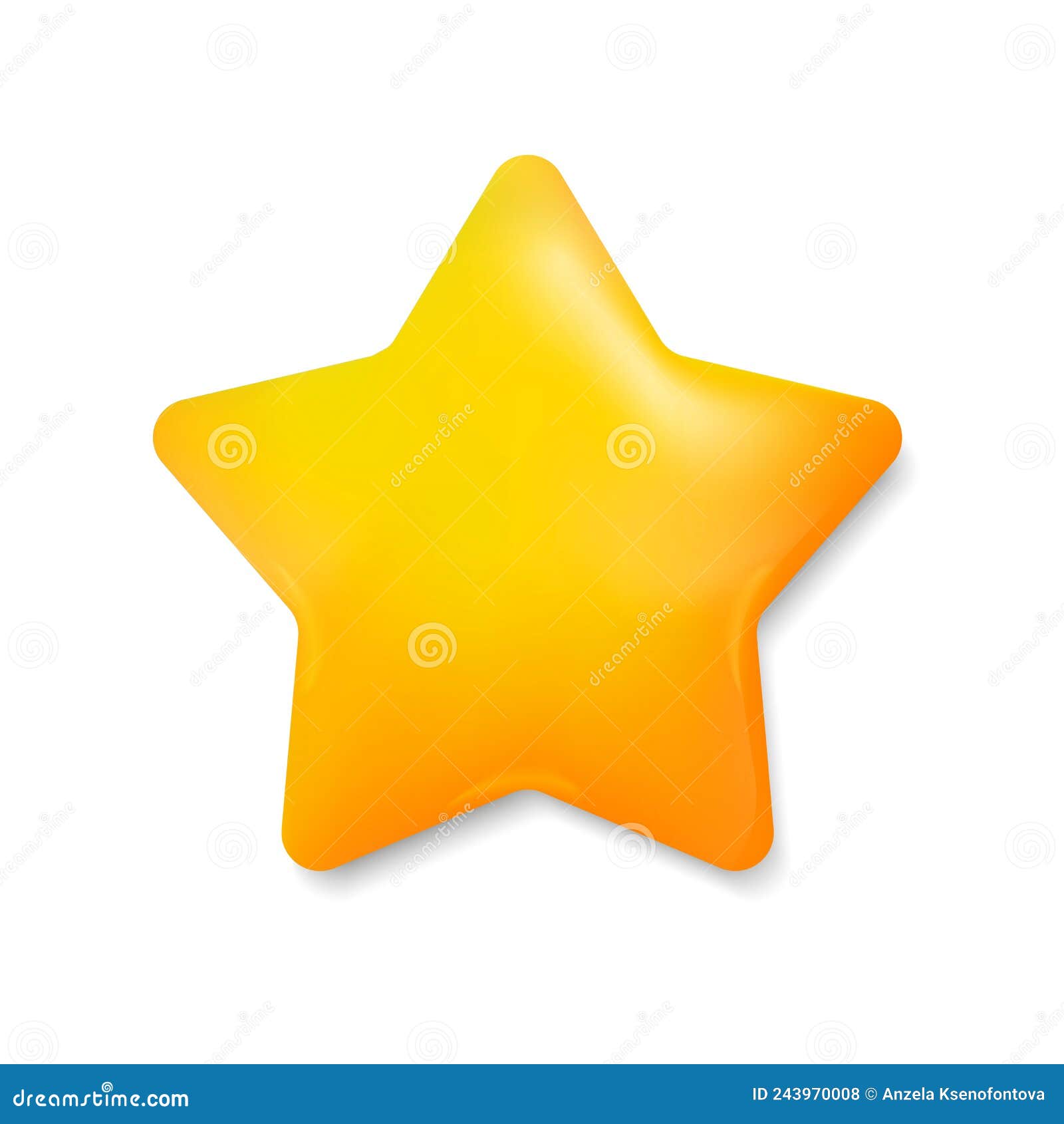 Cartoon Star Shape