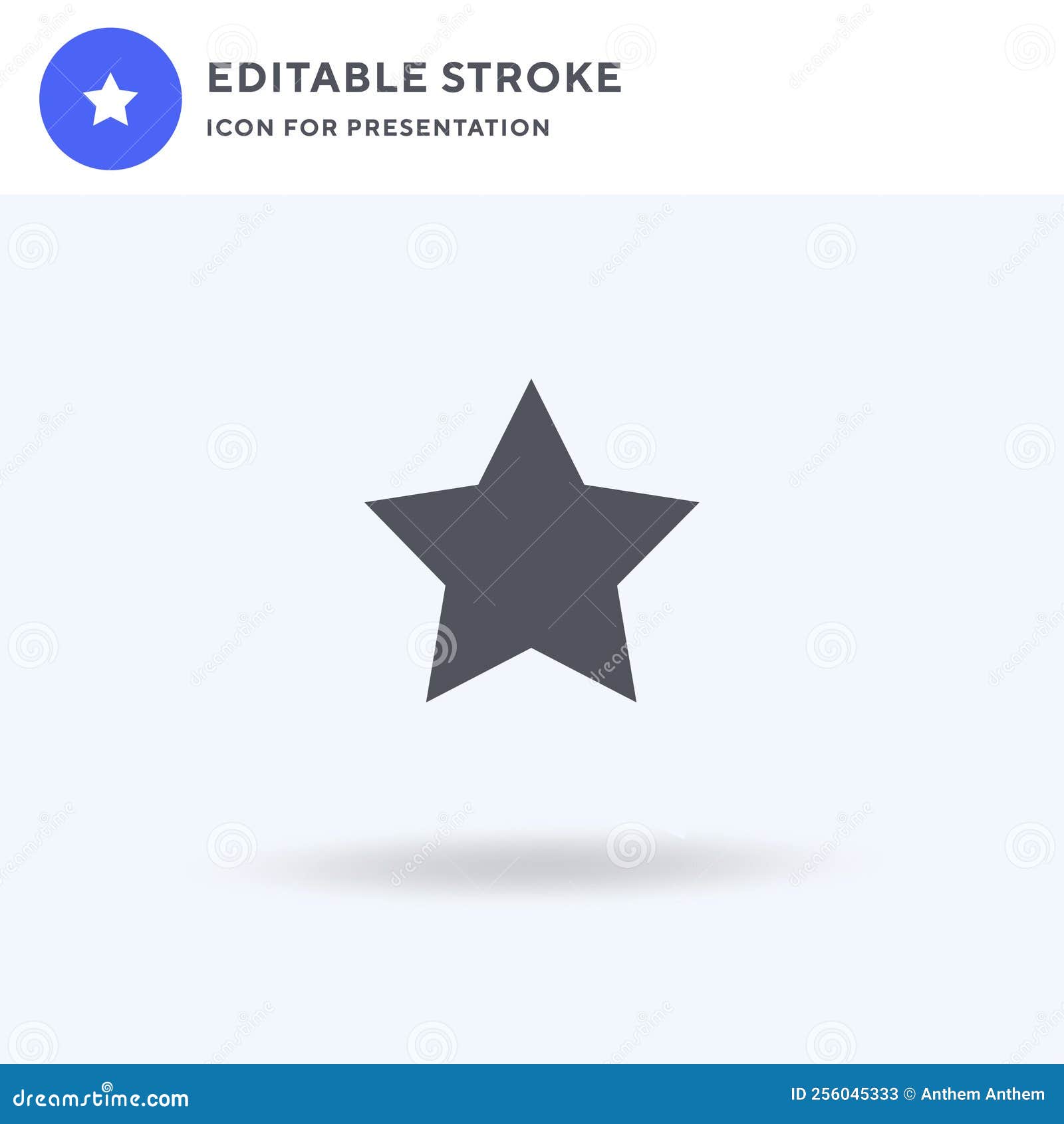 Star Icon Vector, Filled Flat Sign, Solid Pictogram Isolated on White ...