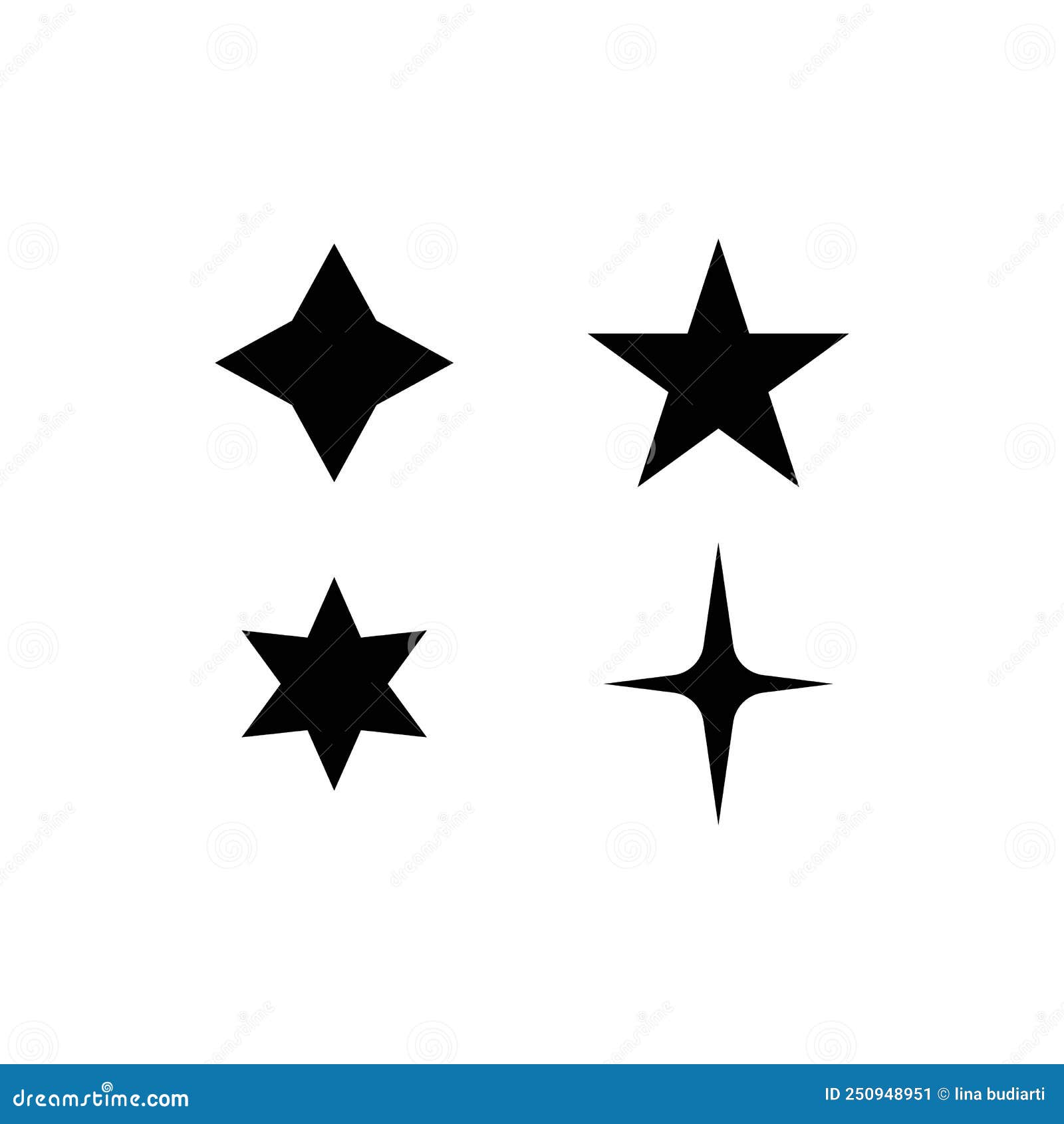 Star icon stock vector. Illustration of graphic, shiny - 250948951