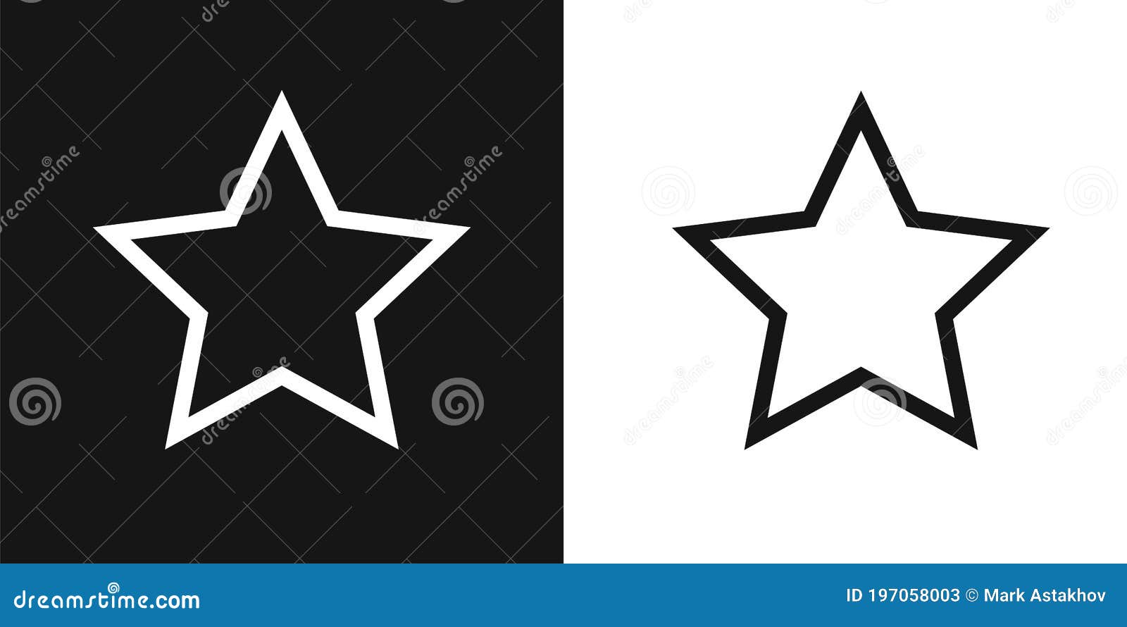 Star Icon. Vector Isolated Five Pointer Star Symbol Stock Vector ...