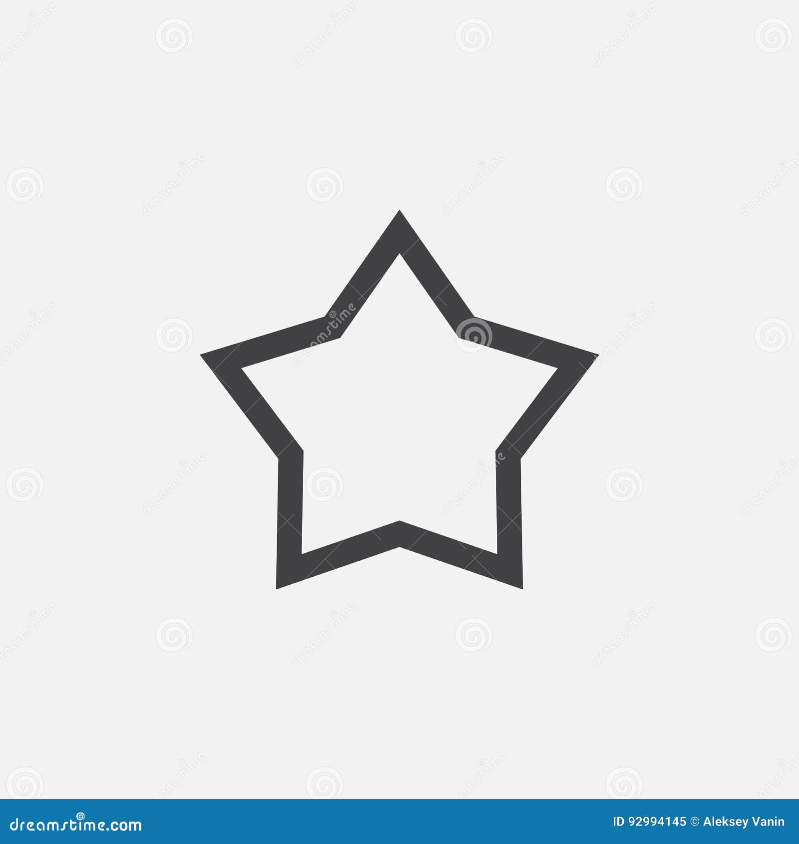 Star Icon, Vector Logo Illustration, Pictogram Isolated on White. Stock ...