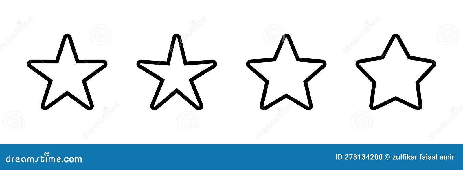 Star Icon . Rating Icon Vector. Favourite Star Icon Stock Vector ...
