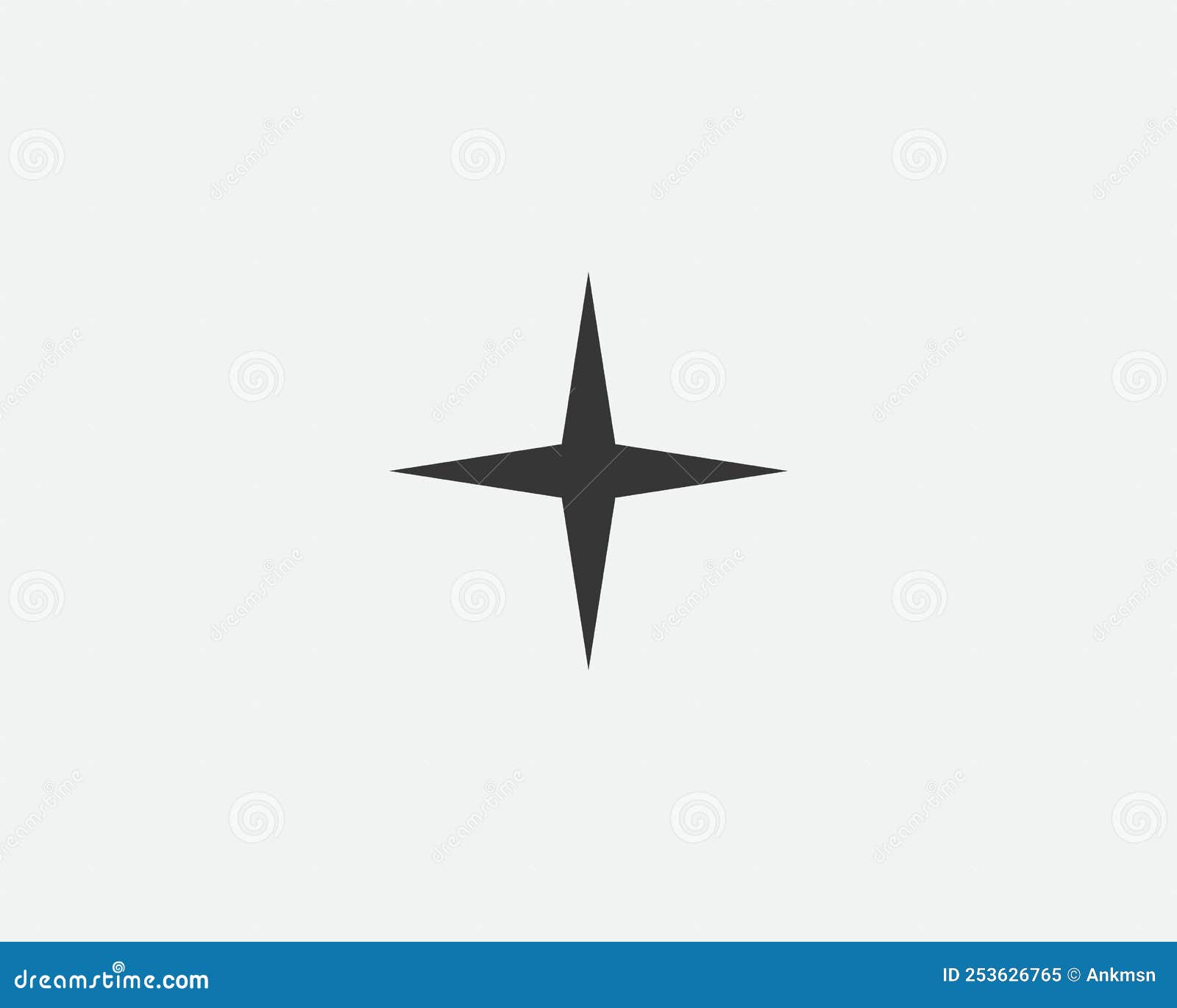 Star Icon, Vector Shape. Abstract Design Spark Sign Stock Vector ...
