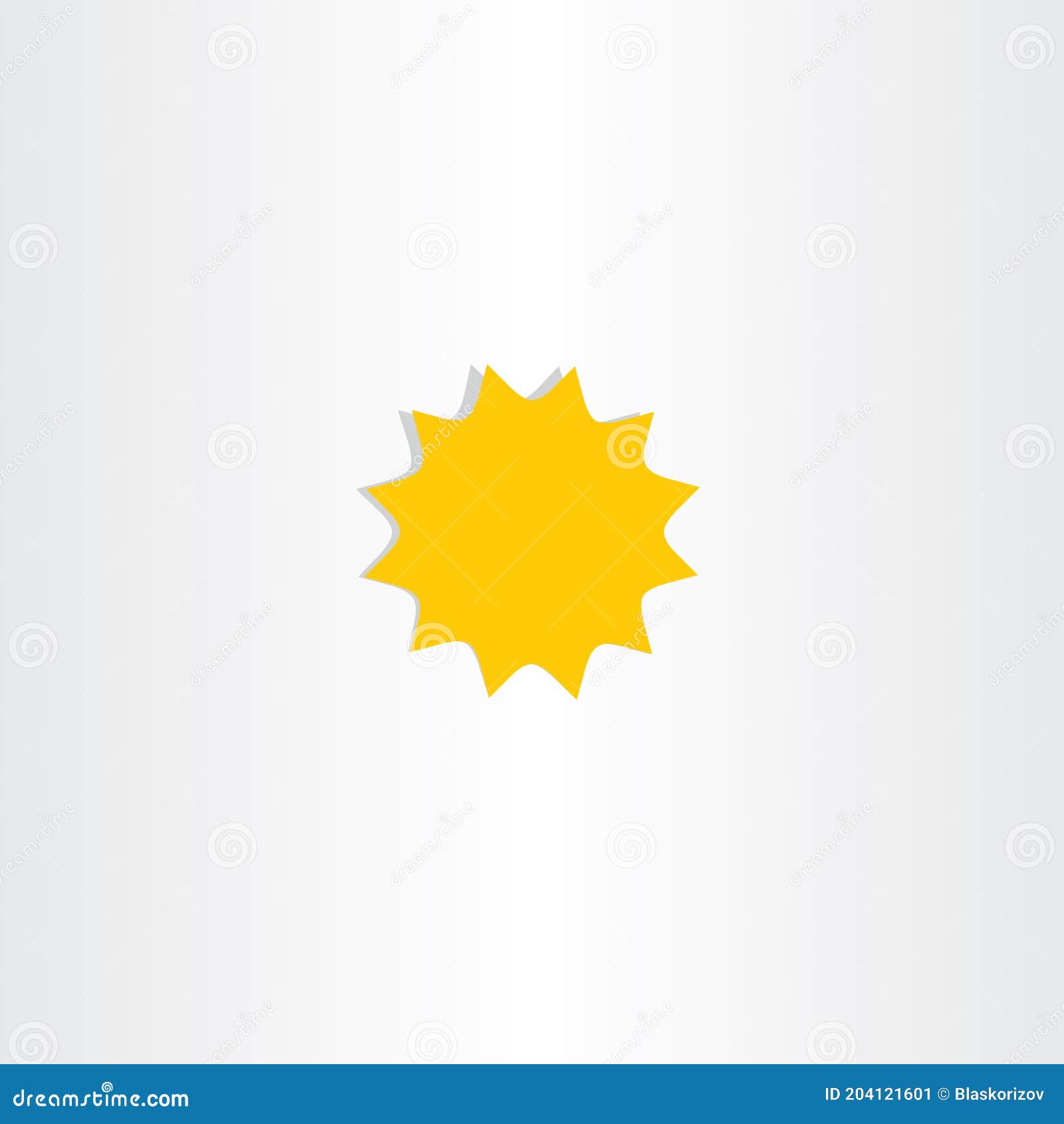 Star Icon Vector Sunlight Symbol Design Element Stock Vector ...