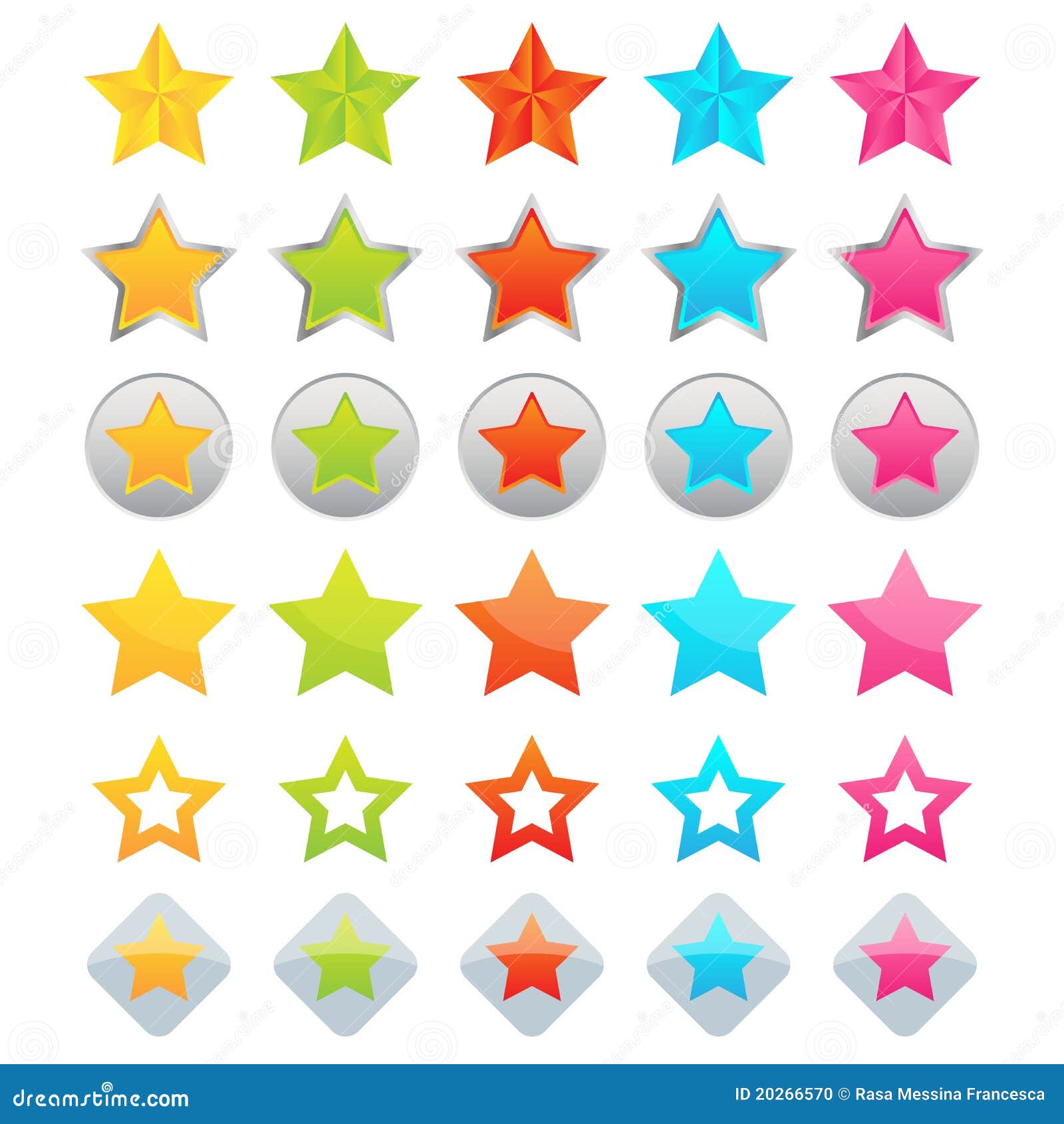 Star Icons. Shining Burst. Vector Symbols Star Isolated On White ...