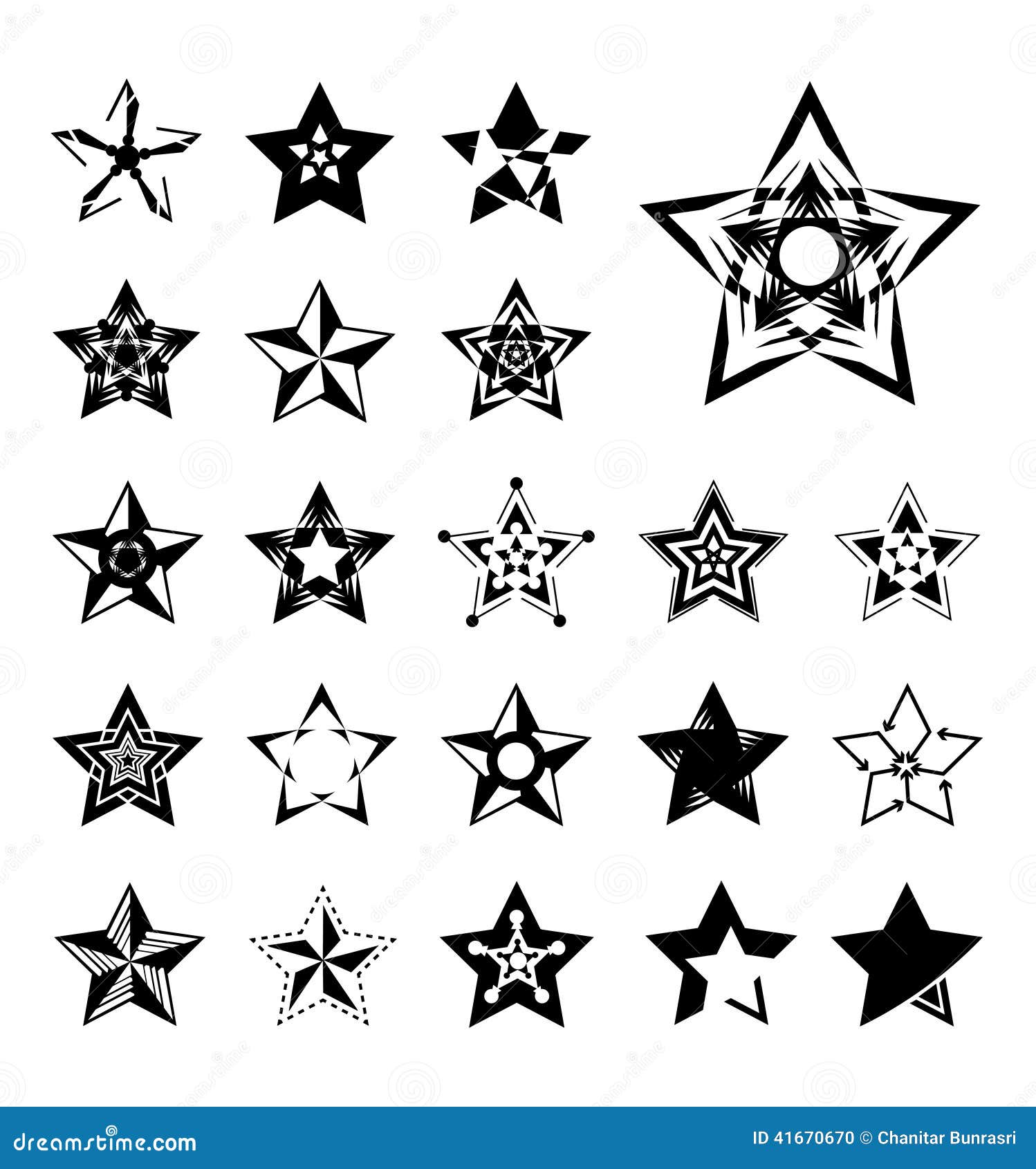 Star icons stock vector. Illustration of rating, glossy - 41670670